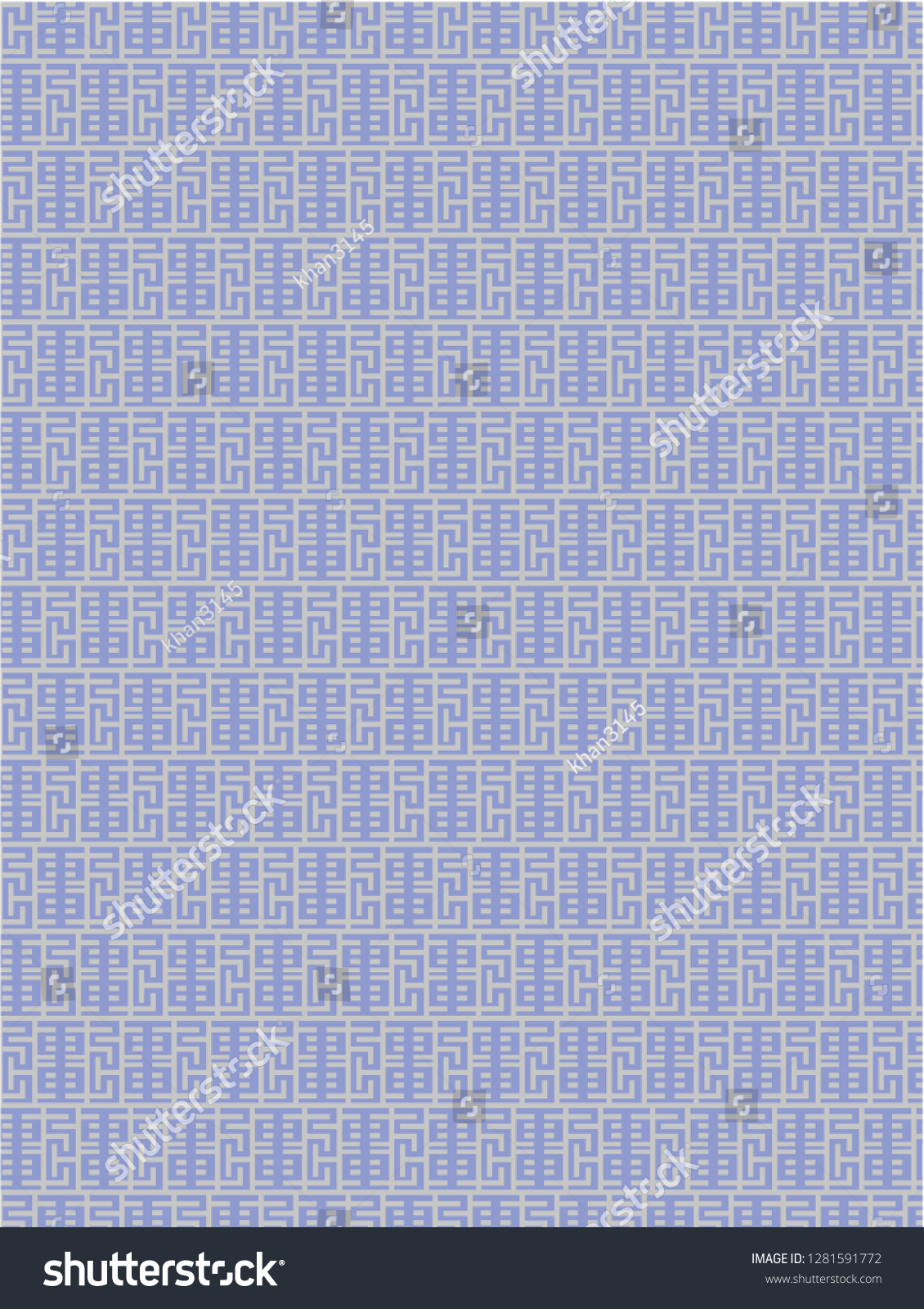 Korean Traditional Pattern Abstract Geometry Vector Stock Vector ...