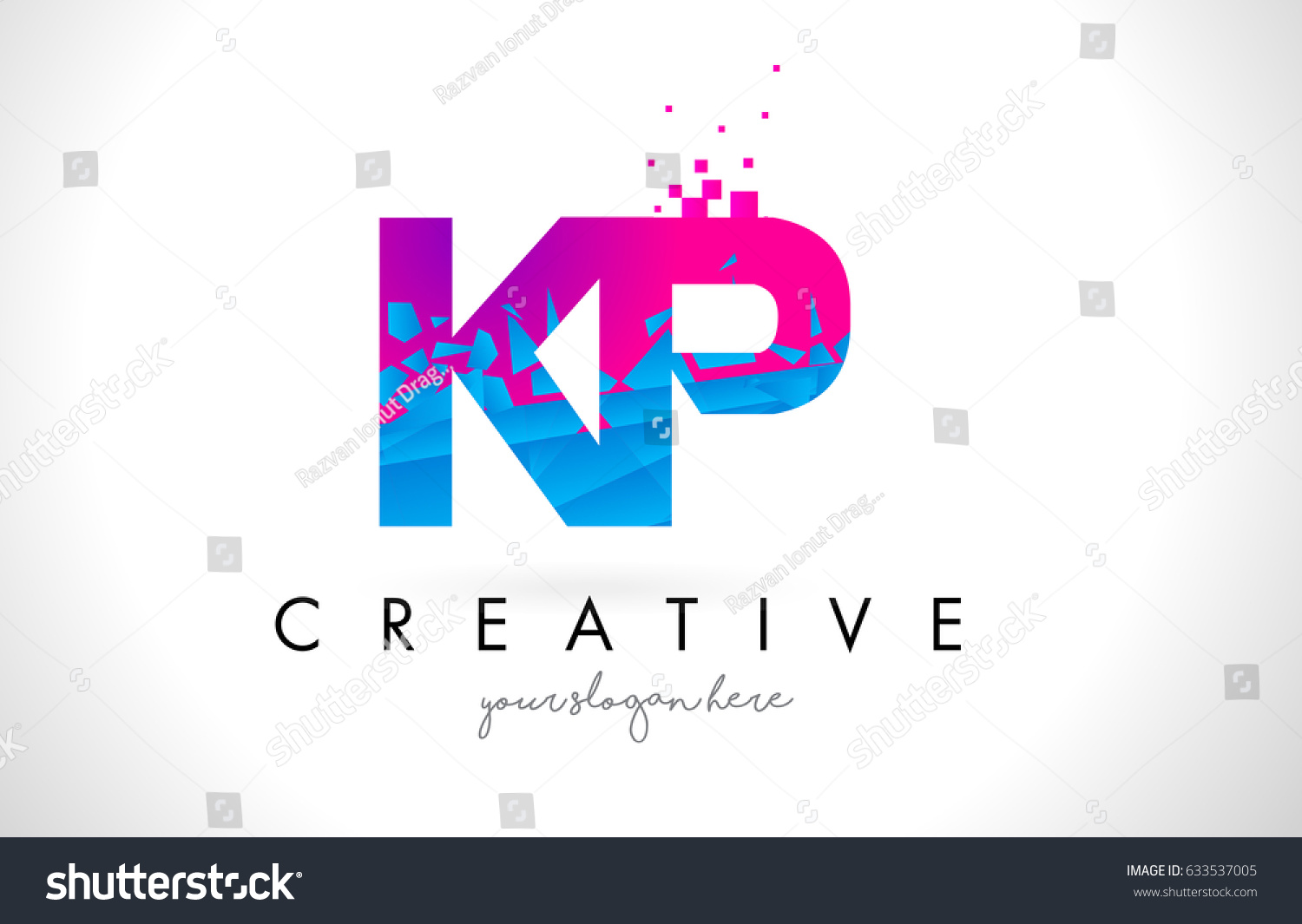 Kp K P Letter Logo Broken Stock Vector (Royalty Free) 633537005 Kp K P Letter Logo Broken Stock Vector (Royalty Free) 633537005
