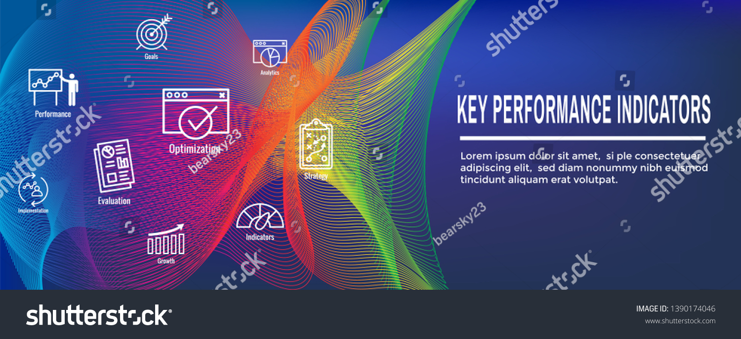 Kpi Key Performance Indicators Web Header: เวกเตอร์สต็อก (ปลอดค่า ...