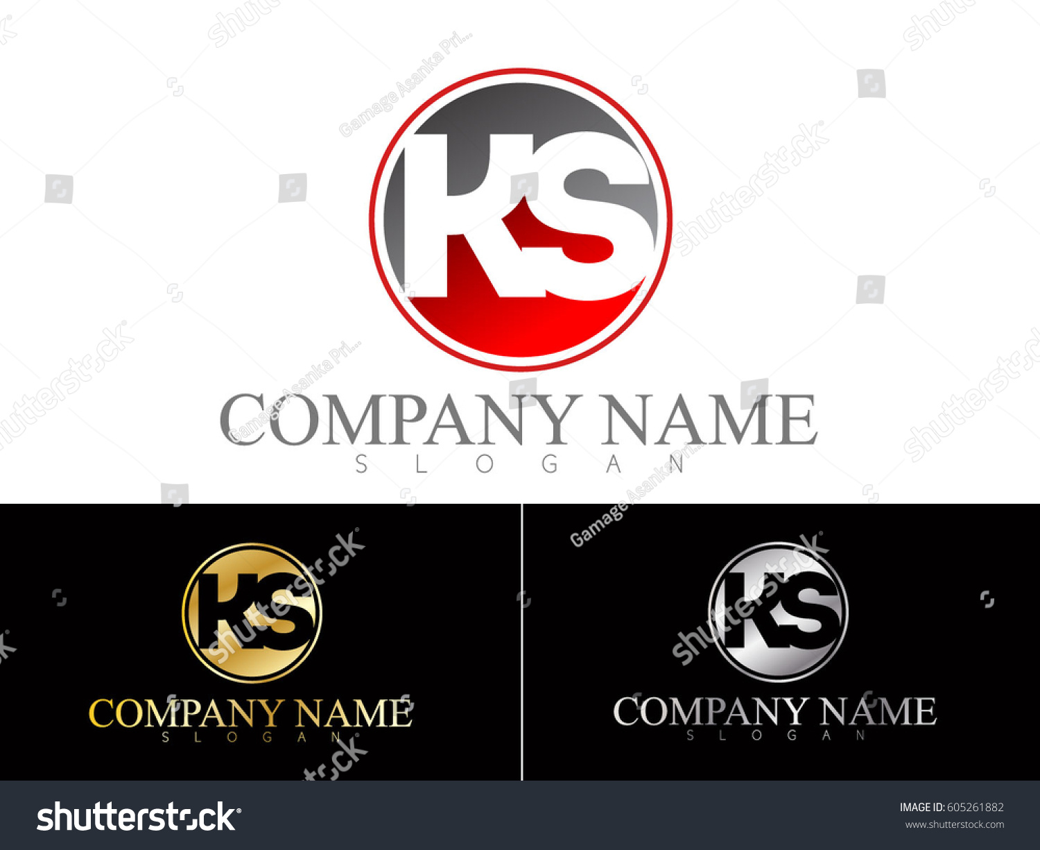 Ks Font Logos Stock Vector (Royalty Free) 605261882 | Shutterstock