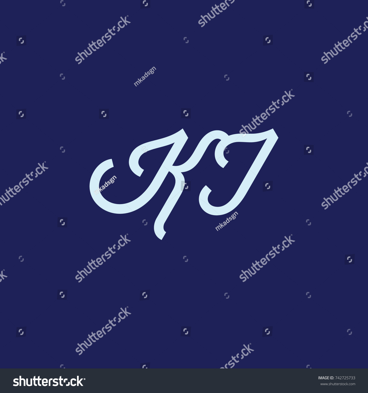 Kt Letter Logo Icon Vector Element Stock Vector (Royalty Free ...