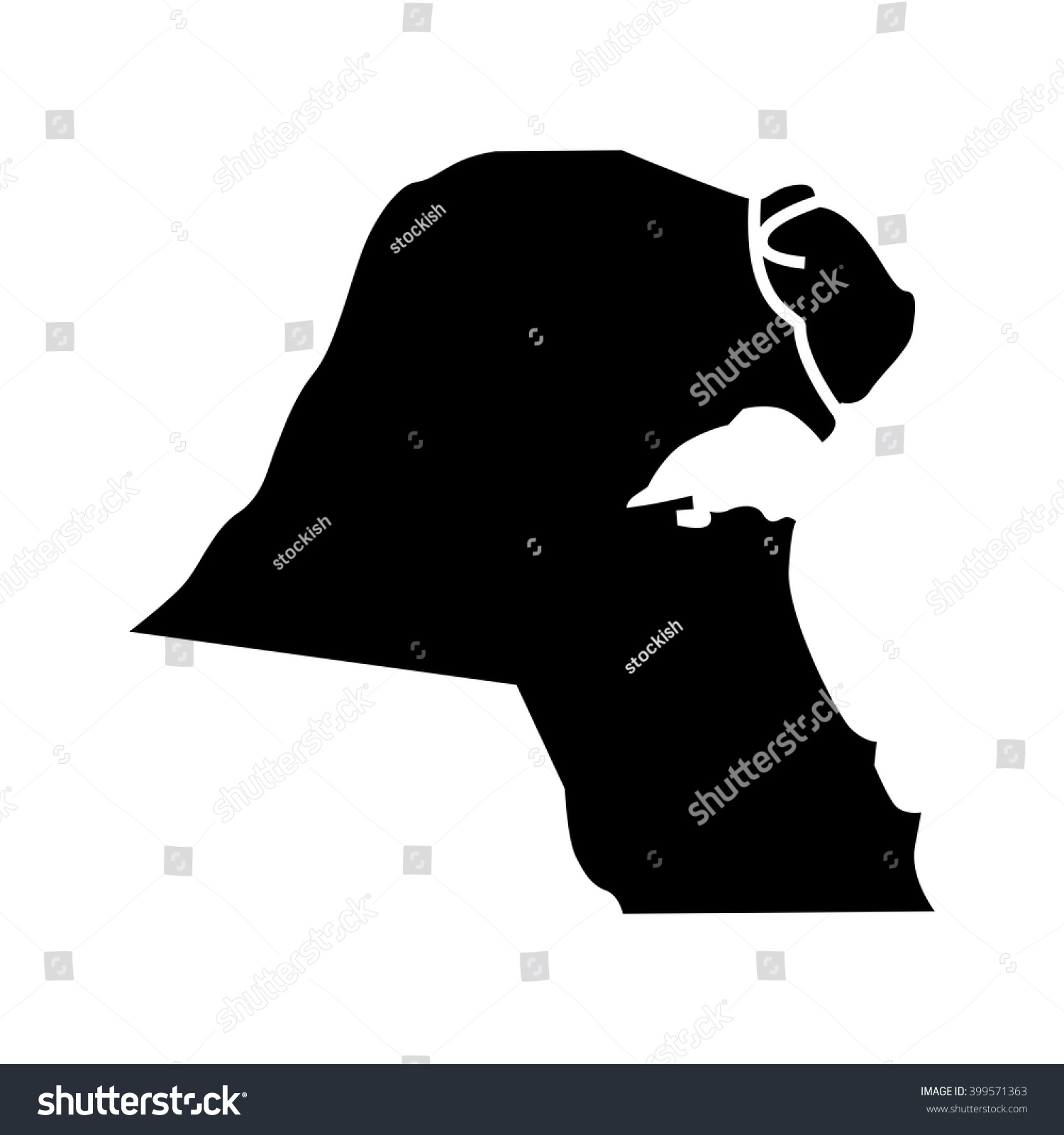 Kuwait Logo Vector Stock Vector (Royalty Free) 399571363