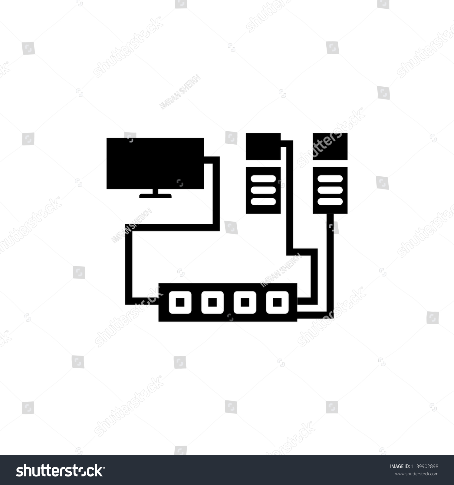Kvm Equipment Icon Stock Vector (Royalty Free) 1139902898 | Shutterstock