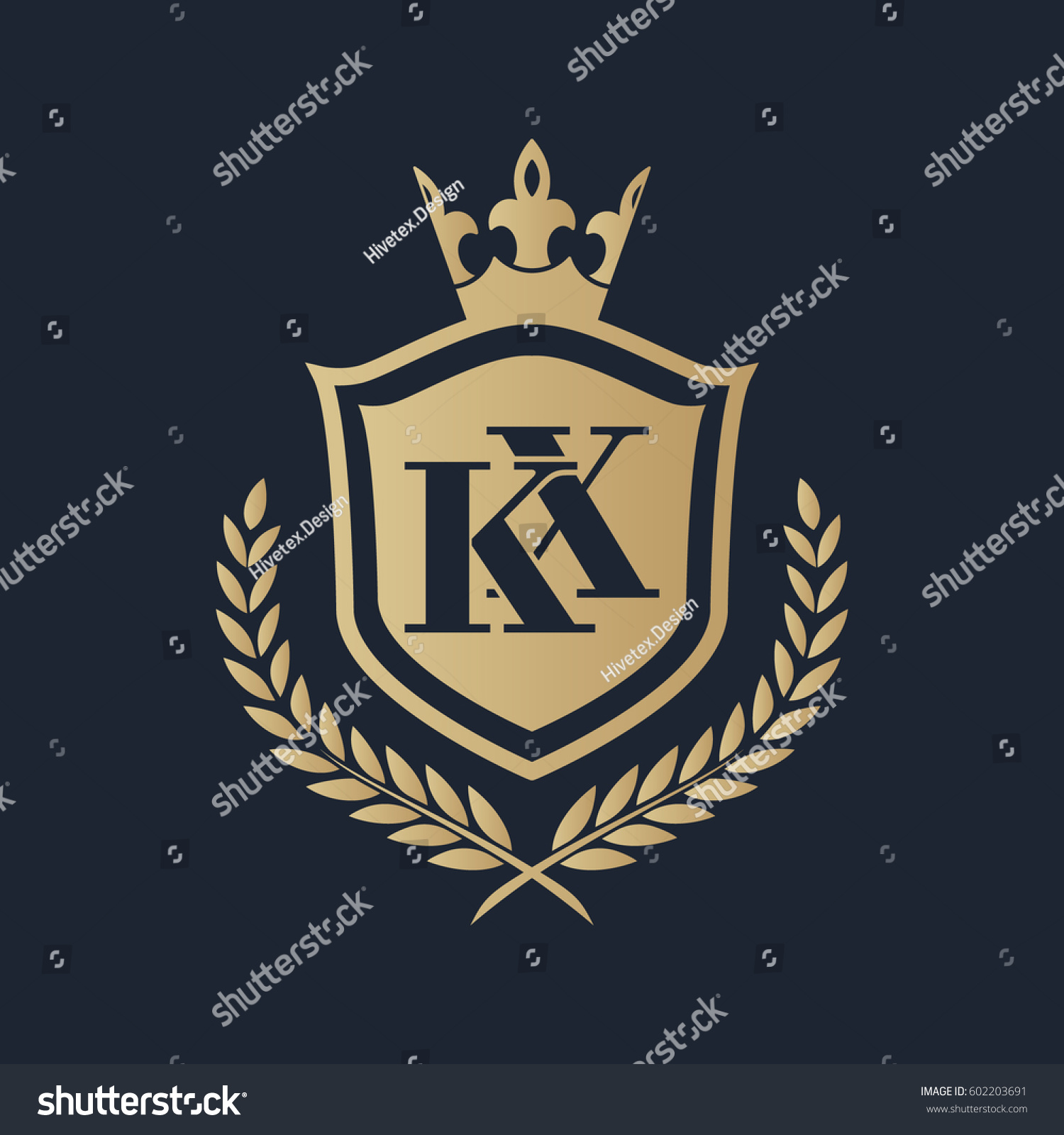 Kx Logo Stock Vector (Royalty Free) 602203691