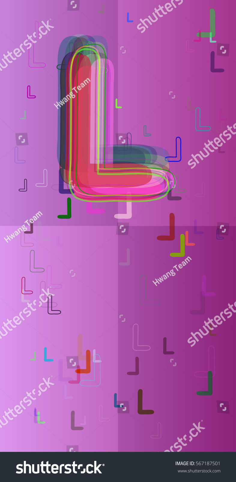 L Alphabet Design Idea Stock Vector (Royalty Free) 567187501 | Shutterstock
