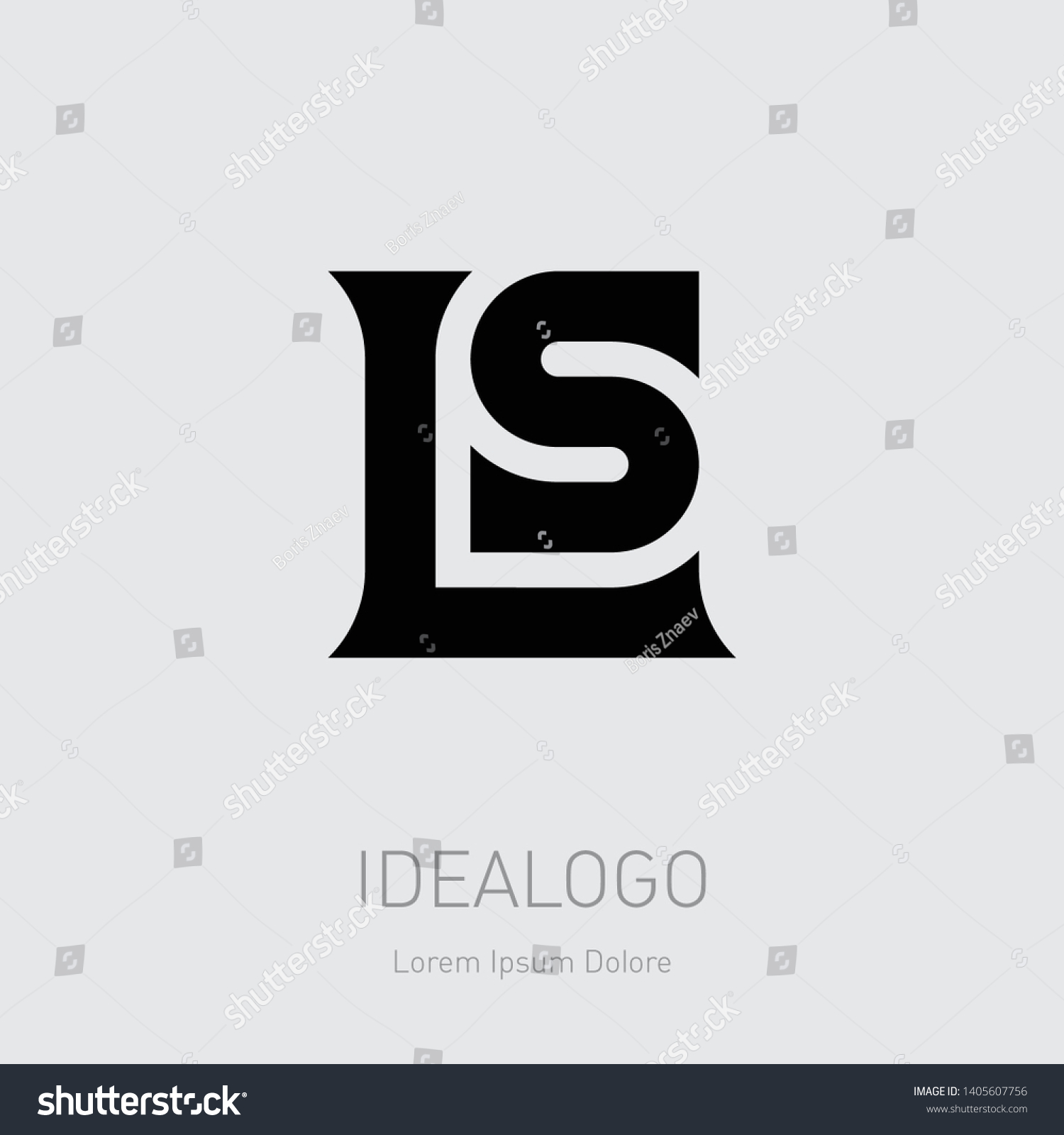 L S Initial Logo Ls Initial Stock Vector (Royalty Free) 1405607756 ...