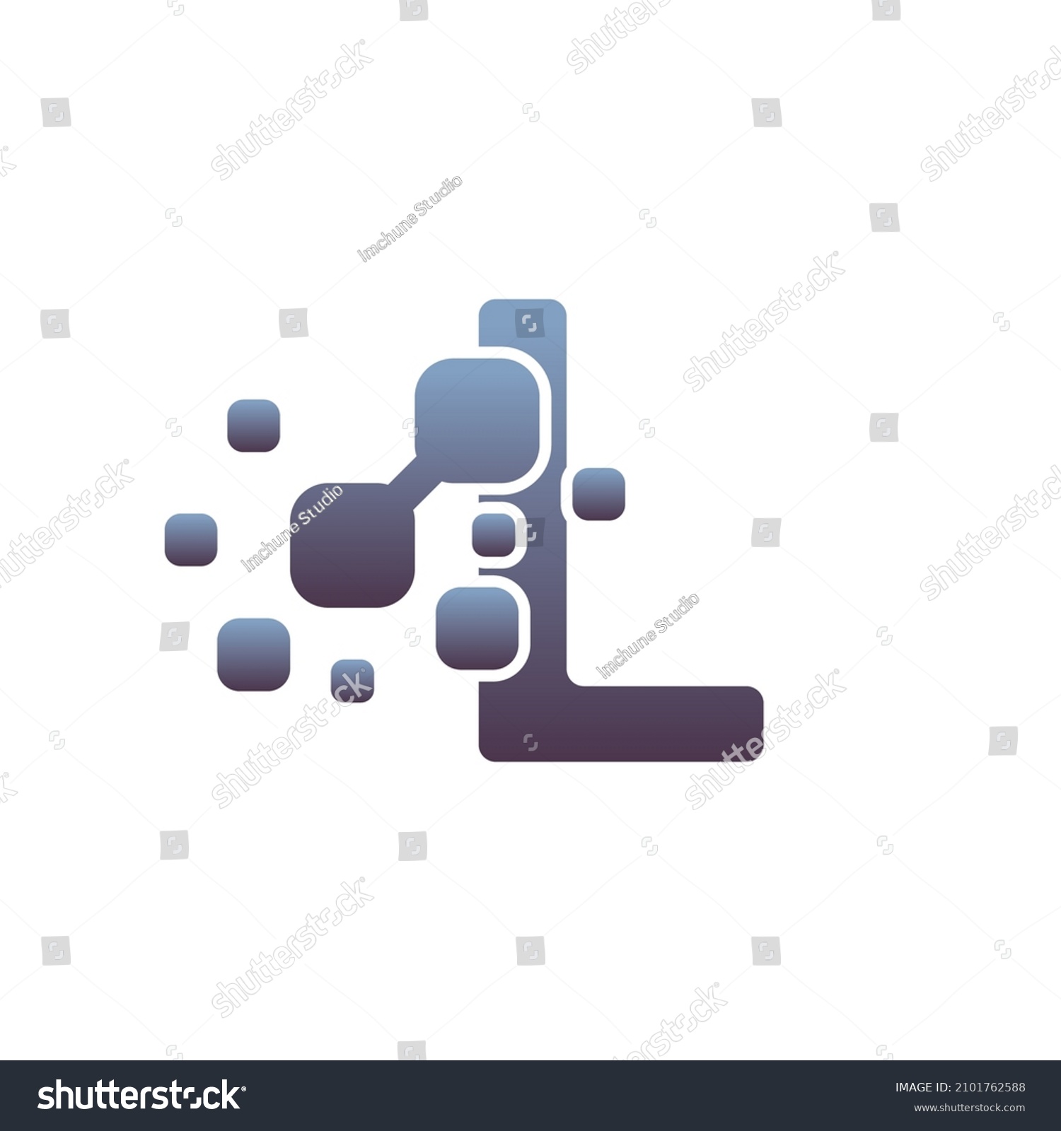 1,215 L pixel logo Images, Stock Photos & Vectors | Shutterstock
