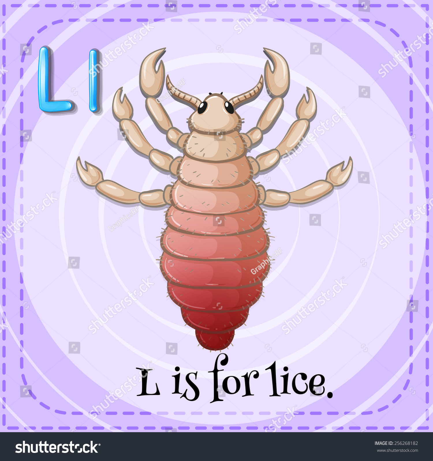 L Lice Stock Vector (Royalty Free) 256268182