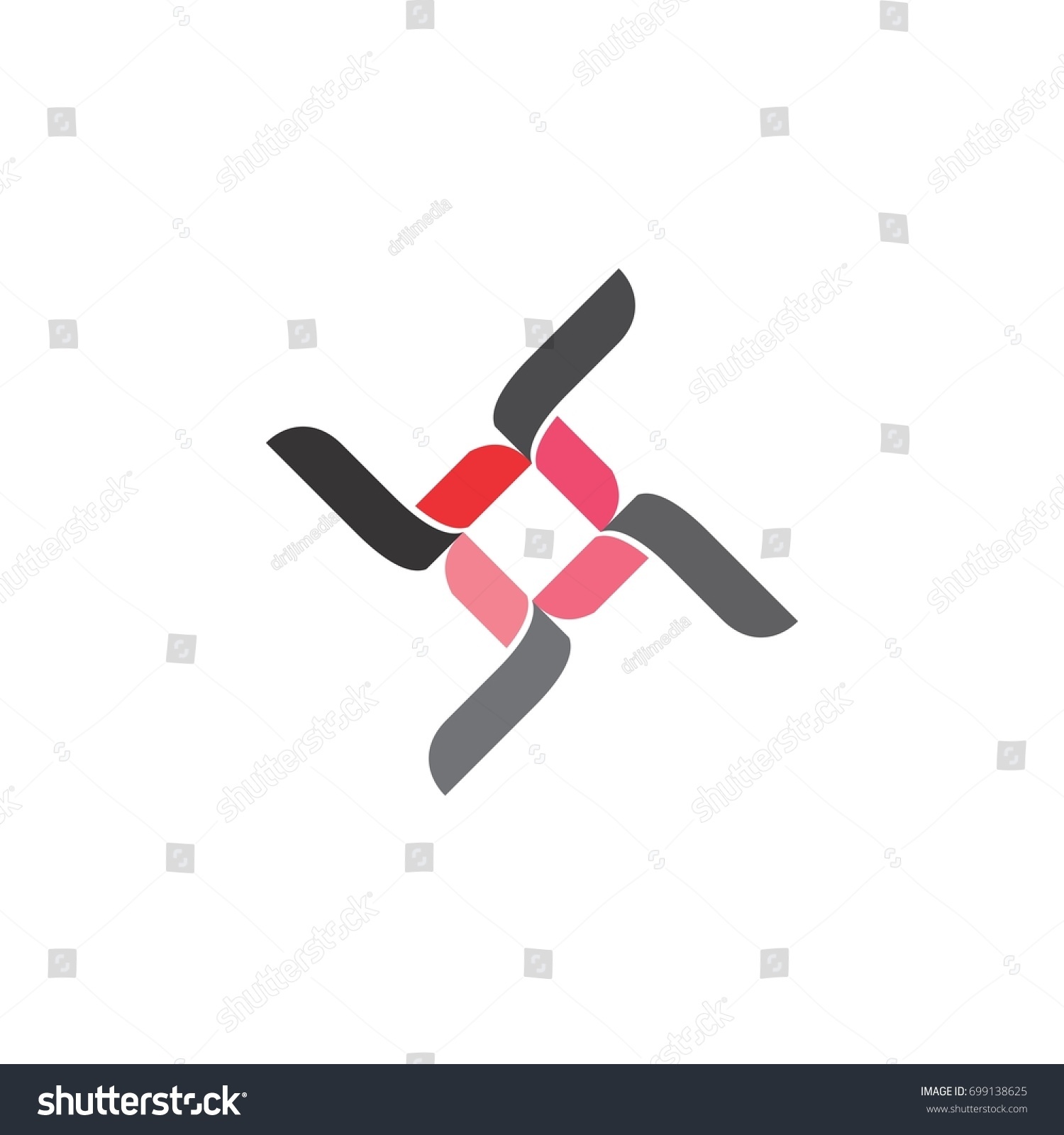 L Letter Rotation Logo Design Vector Stock Vector (Royalty Free ...