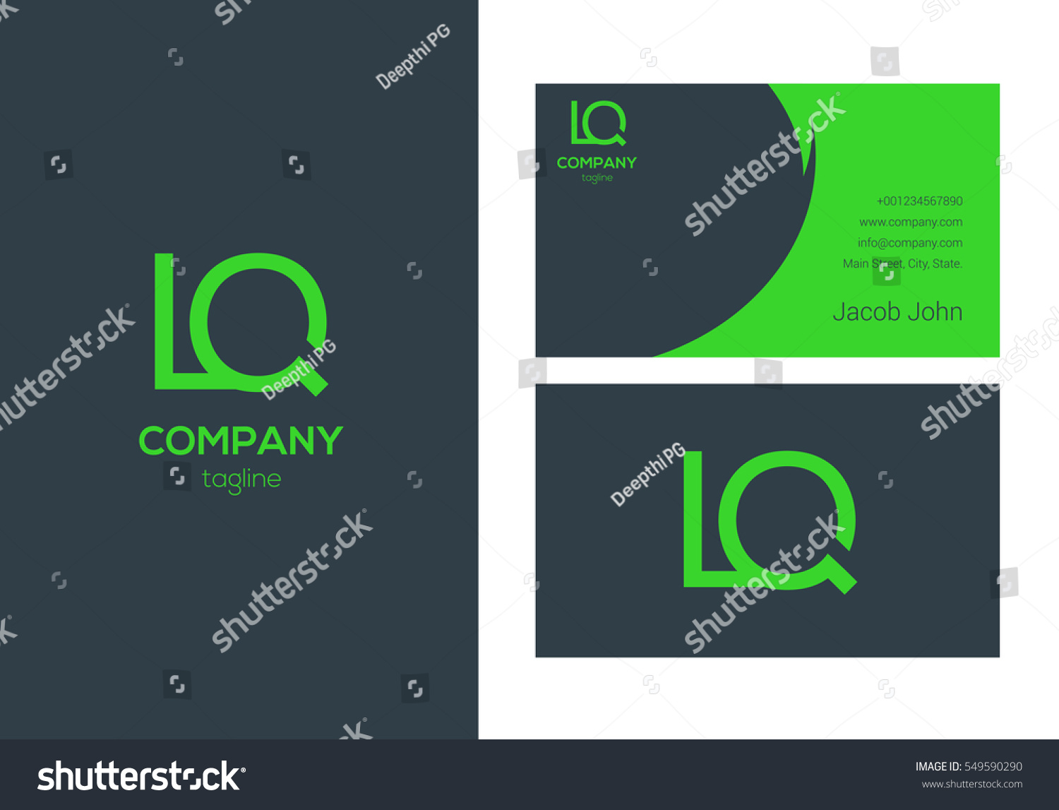 L Q Letter Logo Design Vector Stock Vector (Royalty Free) 549590290