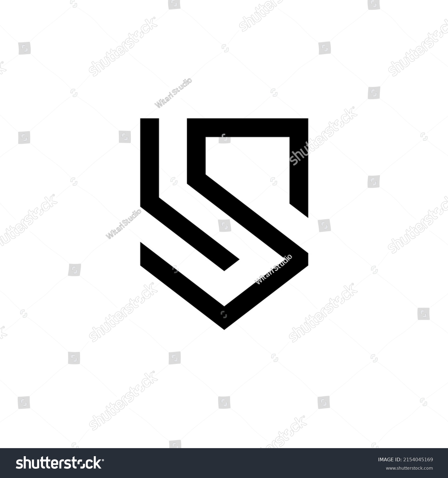 L S Ls Initial Logo Design Stock Vector (Royalty Free) 2154045169 ...