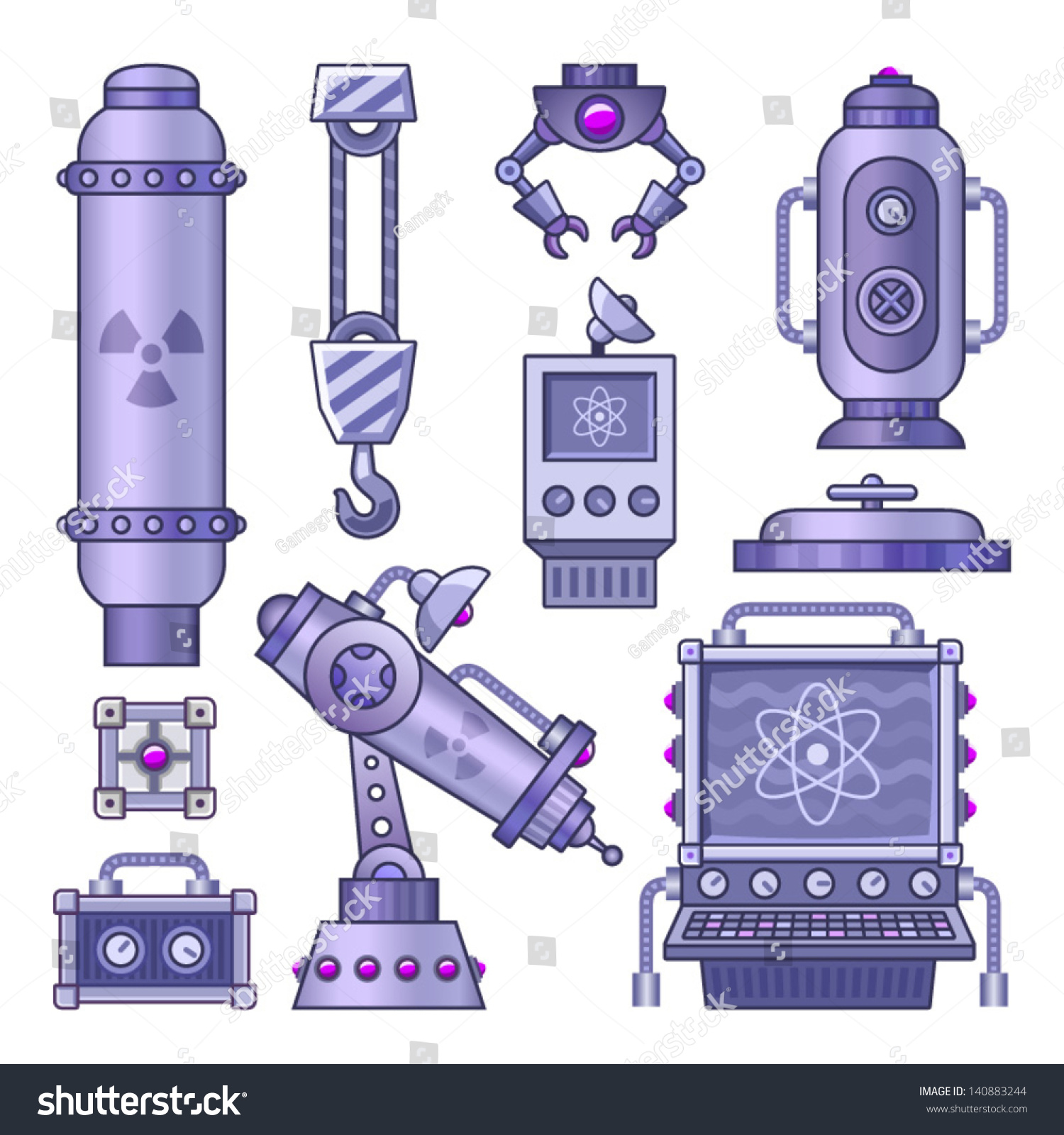 Lab Assets Stock Vector (Royalty Free) 140883244 | Shutterstock
