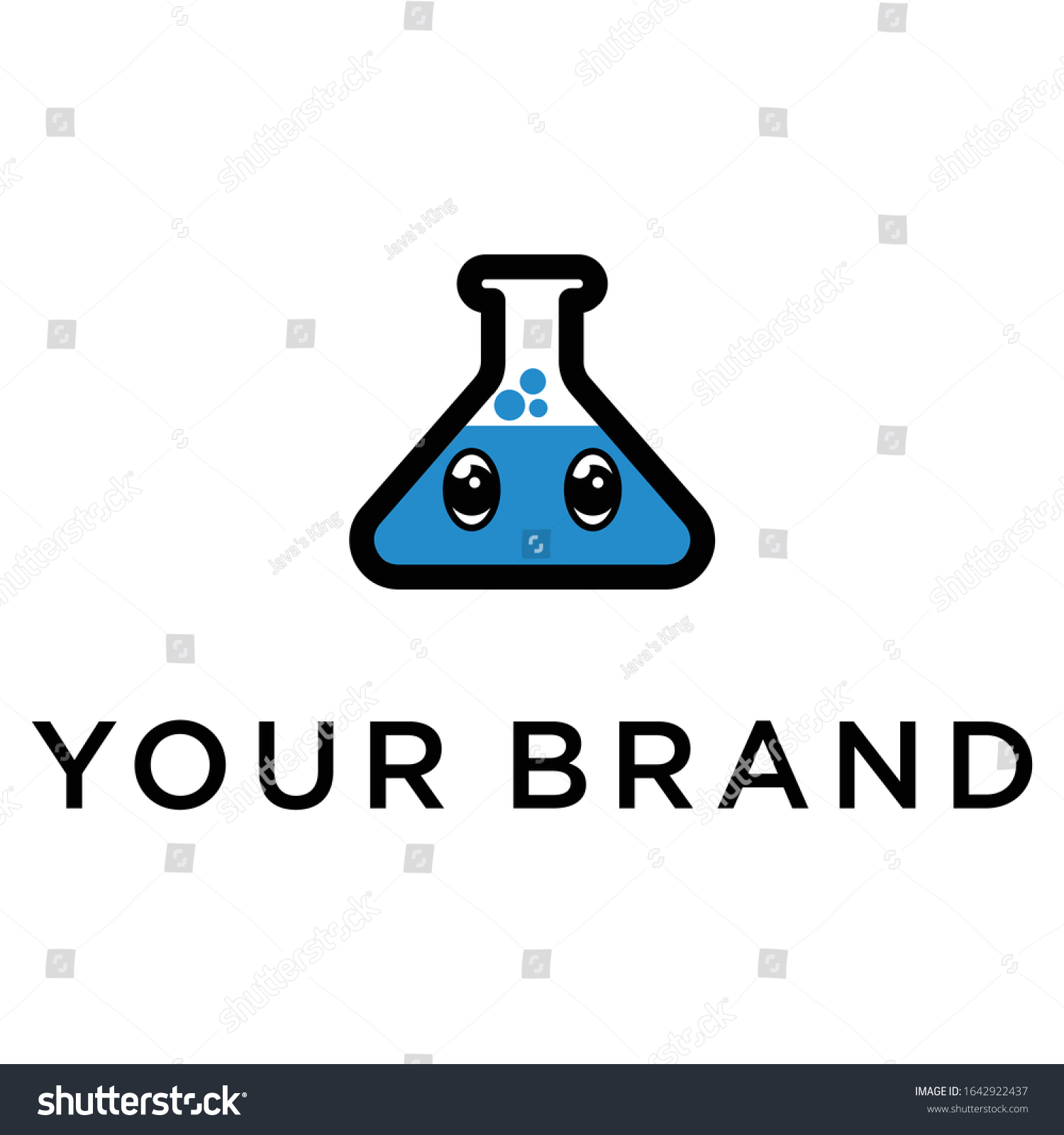 Lab Fun Character Icon Logo Design Stock Vector (Royalty Free ...