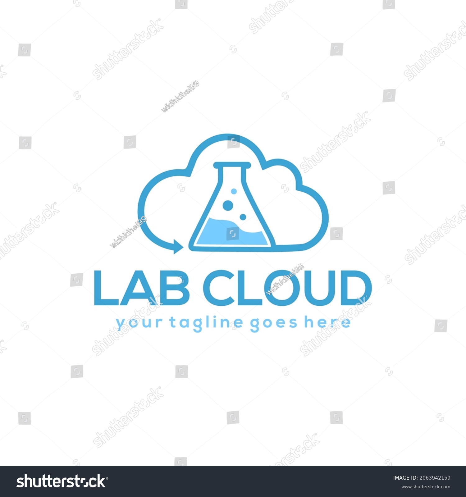 Lab Logo Design Creative Inspiration Stock Vector (Royalty Free ...