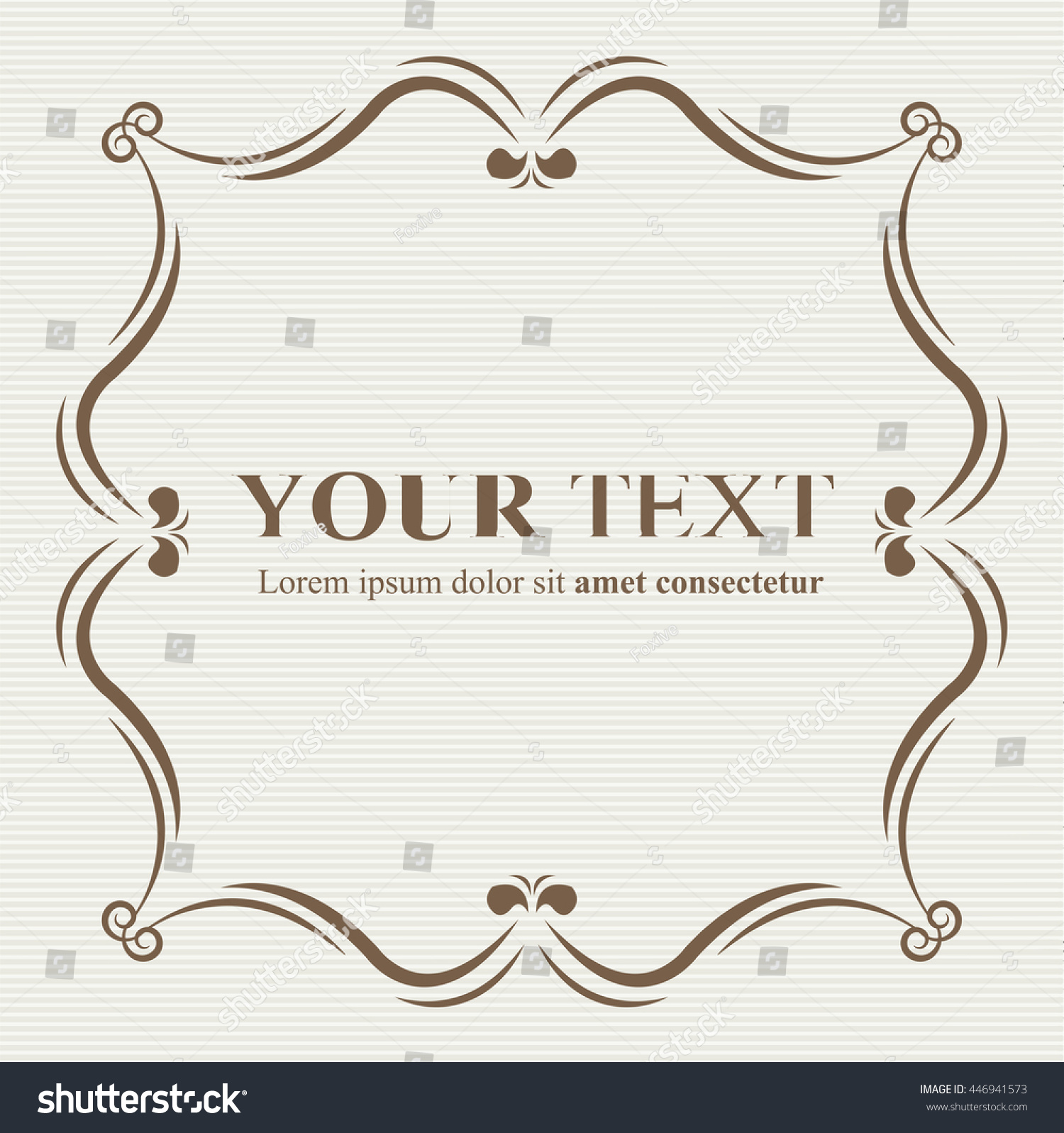 Label Classic Style Stock Vector (Royalty Free) 446941573