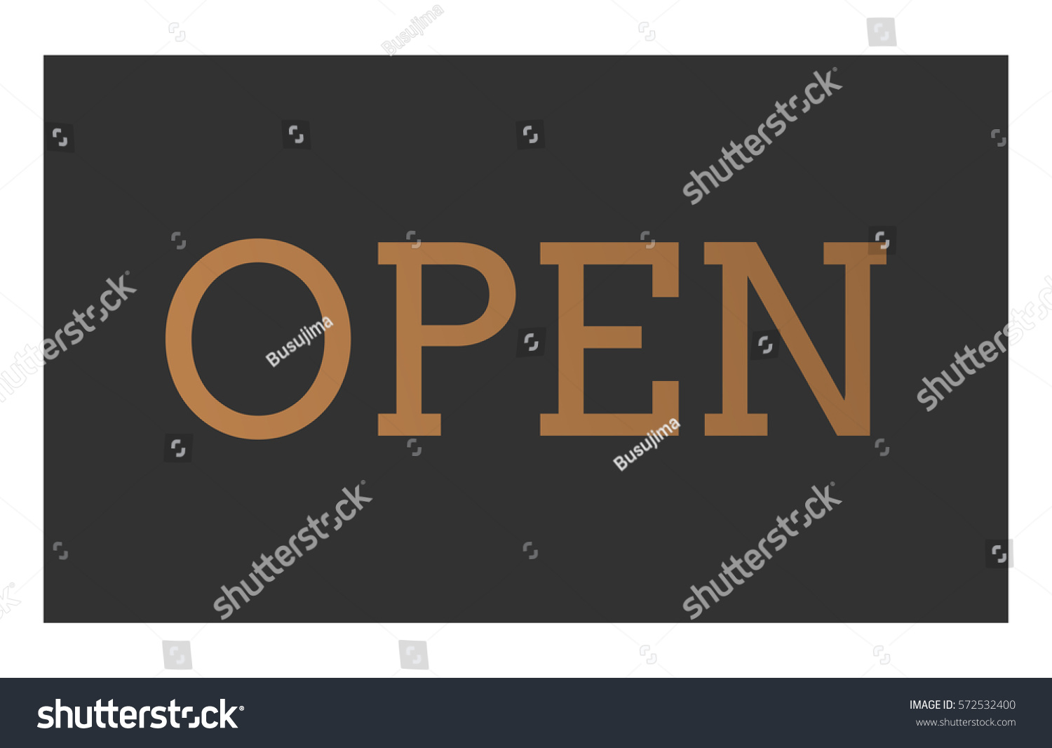Label Open Dark Background Stock Vector (Royalty Free) 572532400 ...