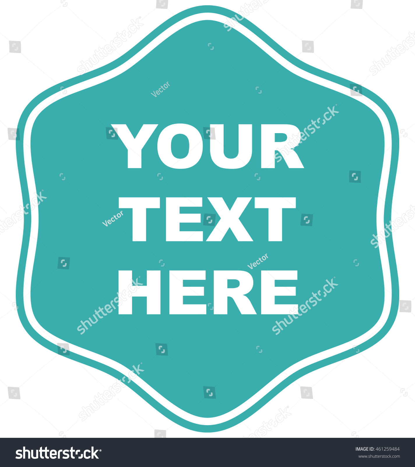 Label Text Logo Design Vector Stock Vector (Royalty Free) 461259484 ...