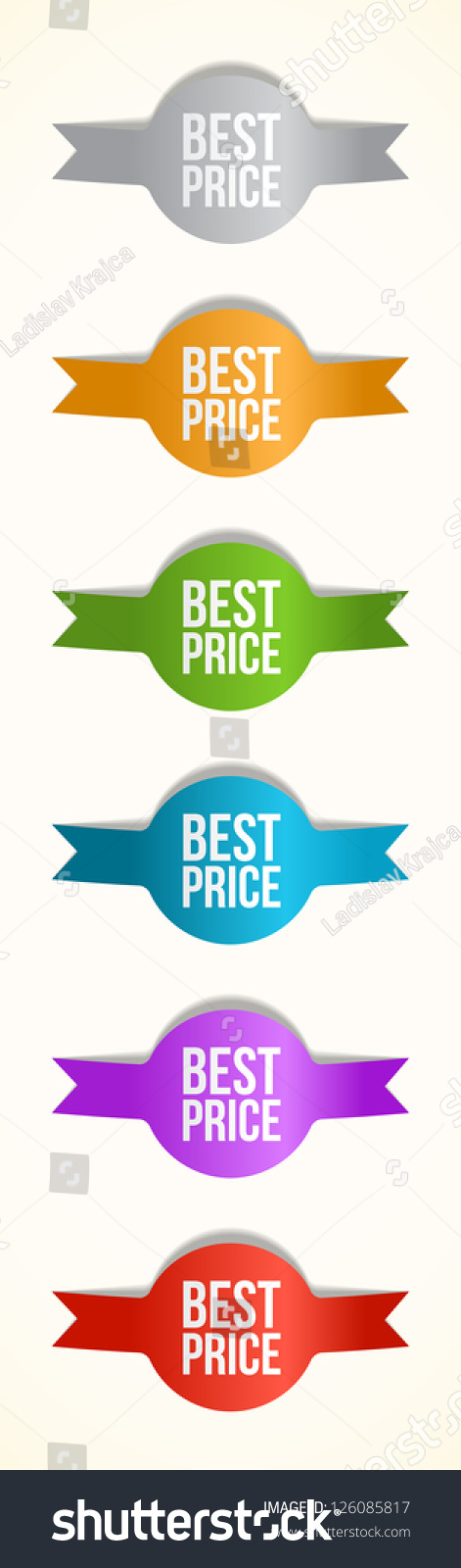 Labels Text Stickers Stock Vector (Royalty Free) 126085817 | Shutterstock