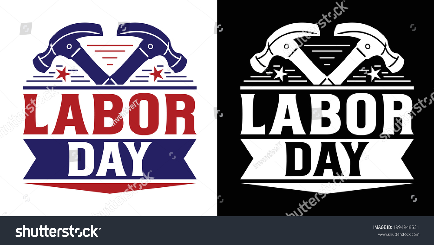 Labor Day Printable Vector Illustration Stock Vector (Royalty Free ...