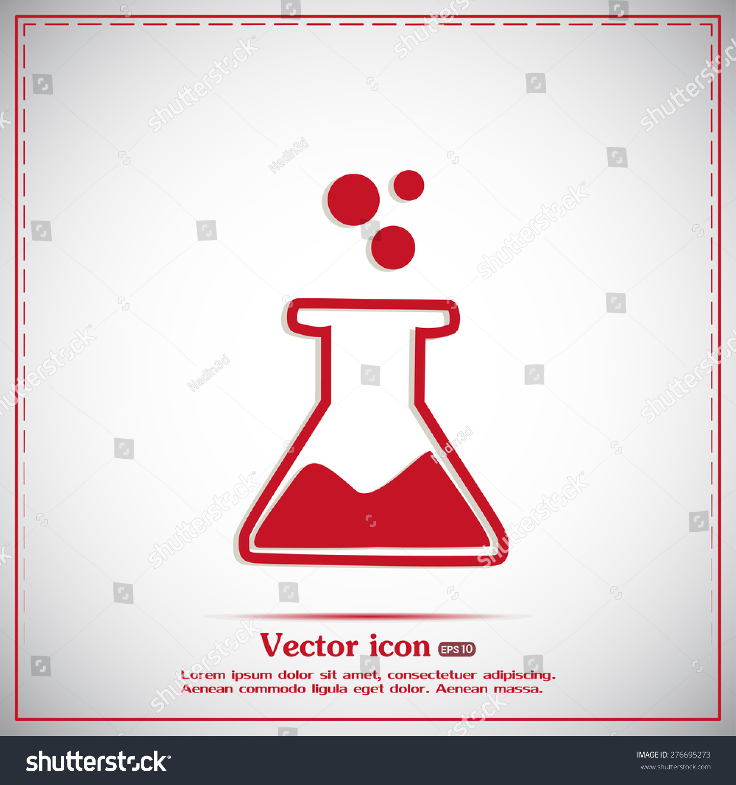 Laboratory Equipment Icon Stock Vector (Royalty Free) 276695273 ...
