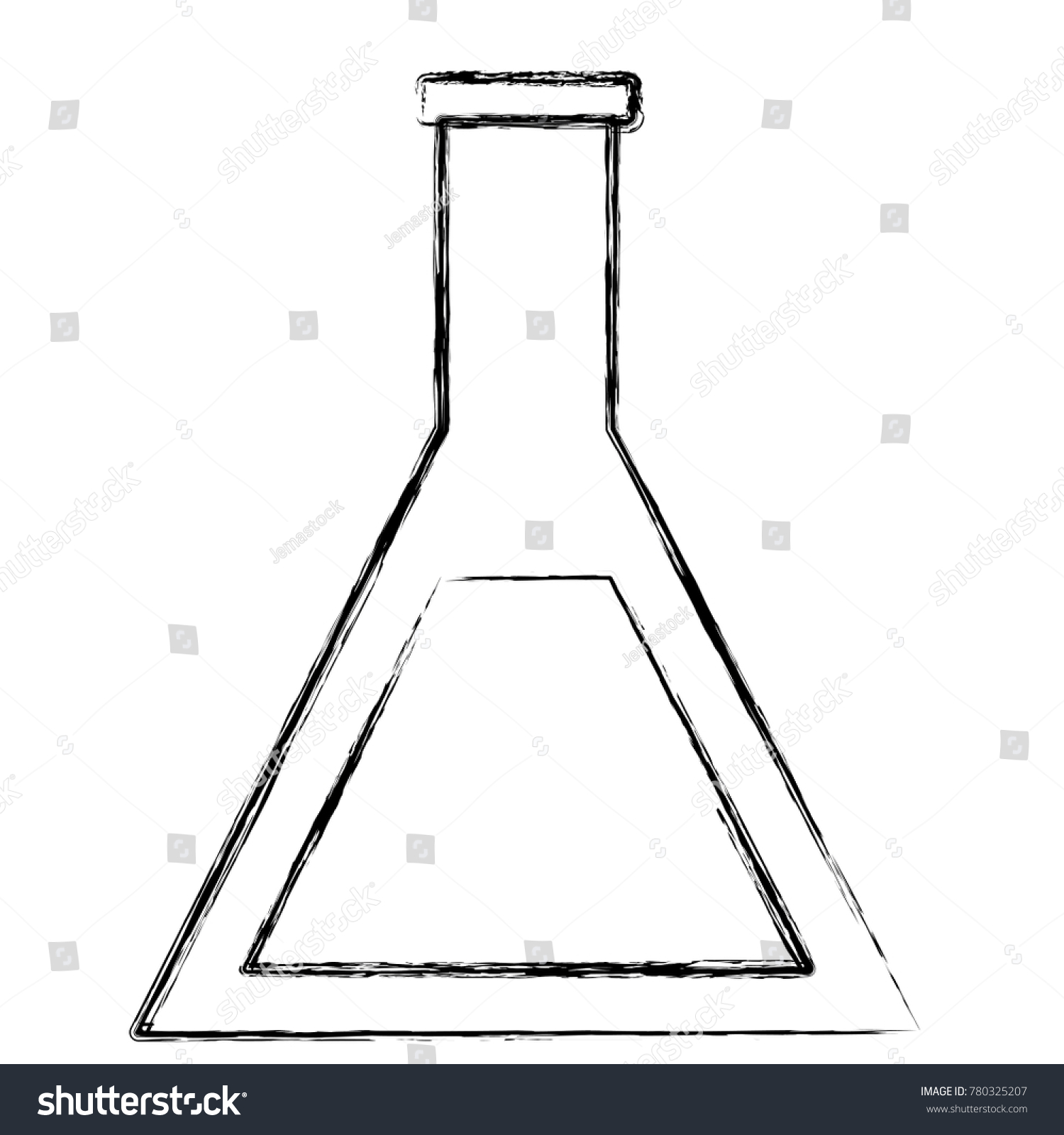 Laboratory Flask Symbol Stock Vector (Royalty Free) 780325207 ...