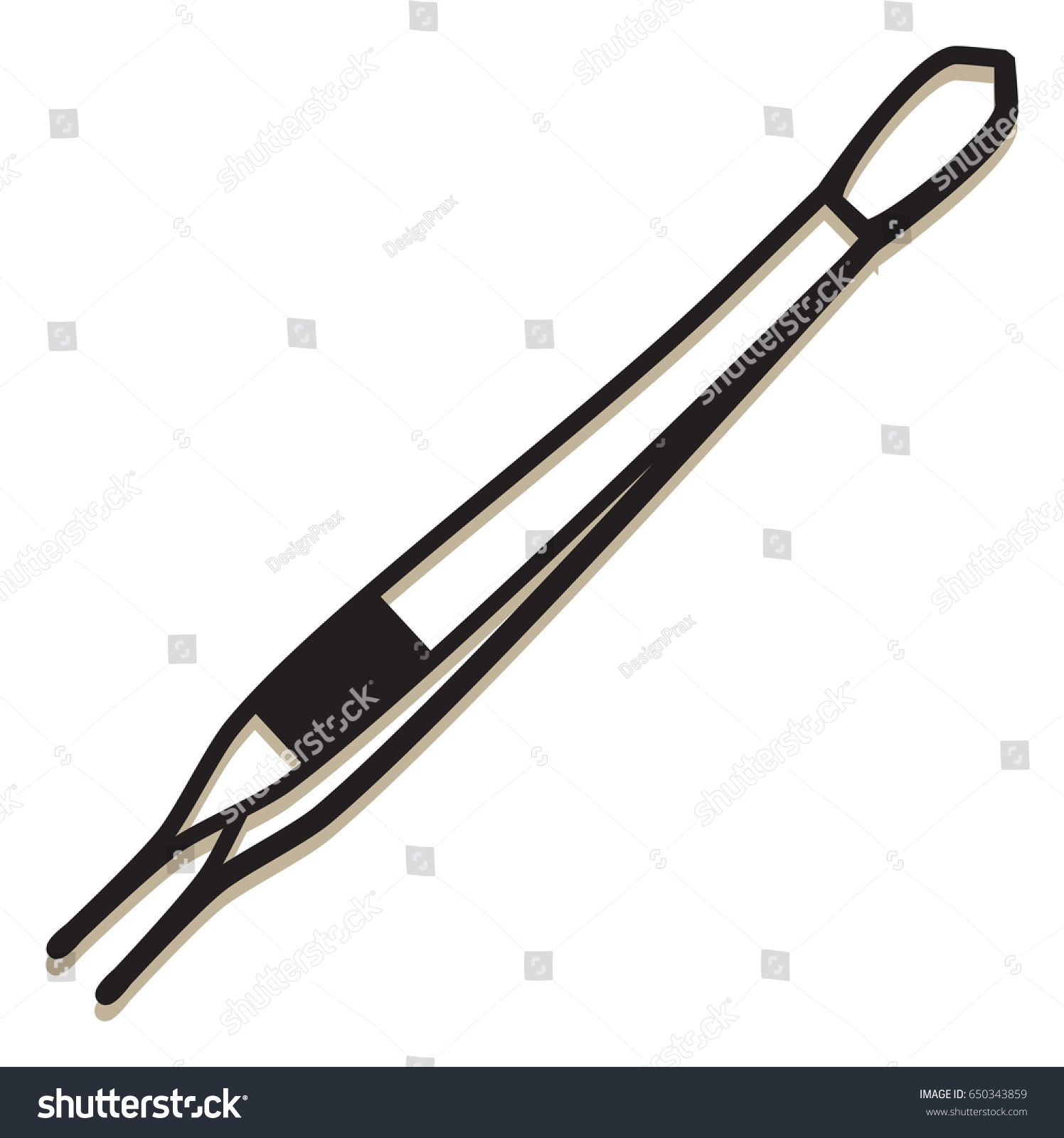 Laboratory Forceps Illustration Stock Vector (Royalty Free) 650343859