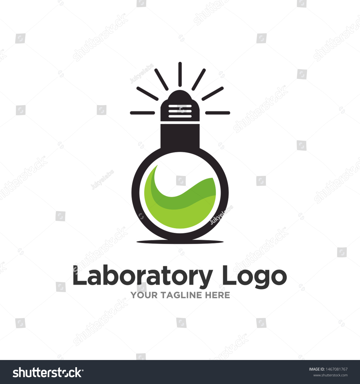 Laboratory Logo Template Stock Vector Stock Vector (Royalty Free ...
