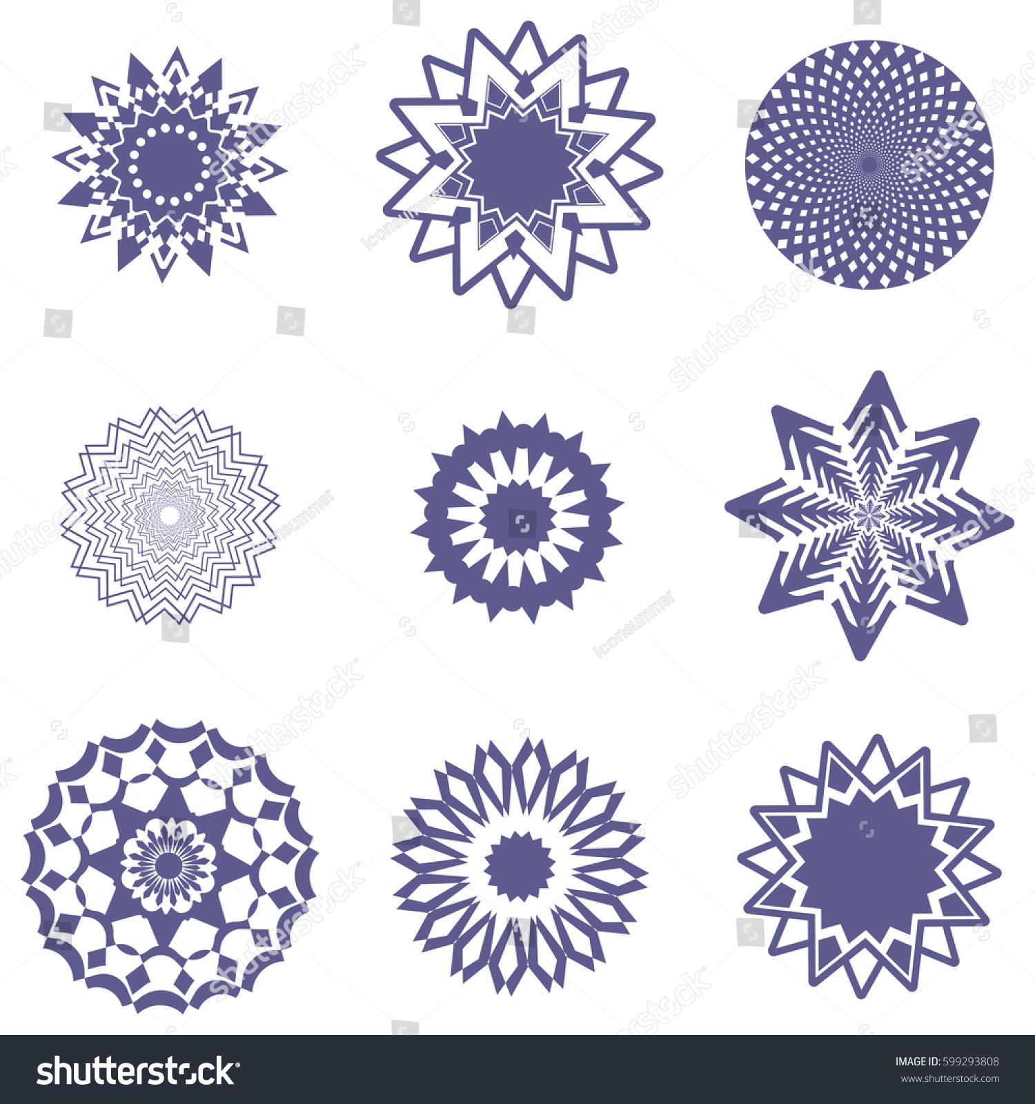 Lace Classic Calligraphy Copperplate Circle Logo Stock Vector (Royalty ...