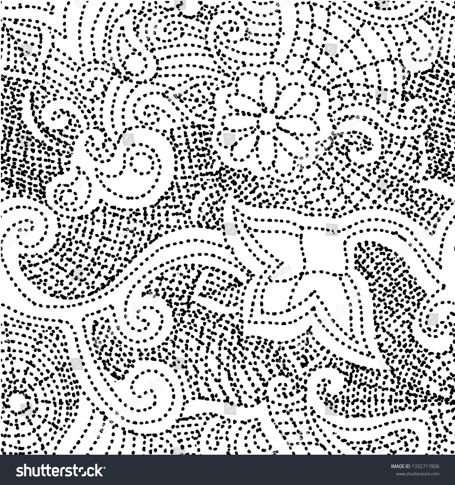 Lace Dots Seamless Texture Vector Stock Vector (Royalty Free ...