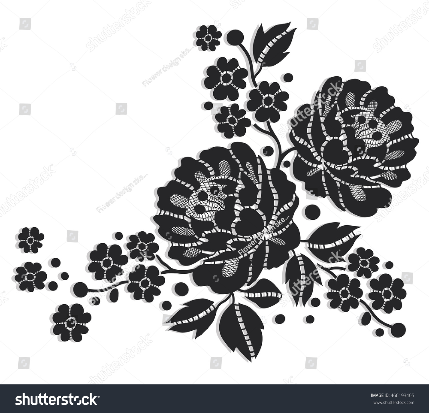 Diseño vectorial de encaje,Dibujo de patrón: vector de stock (libre de ...
