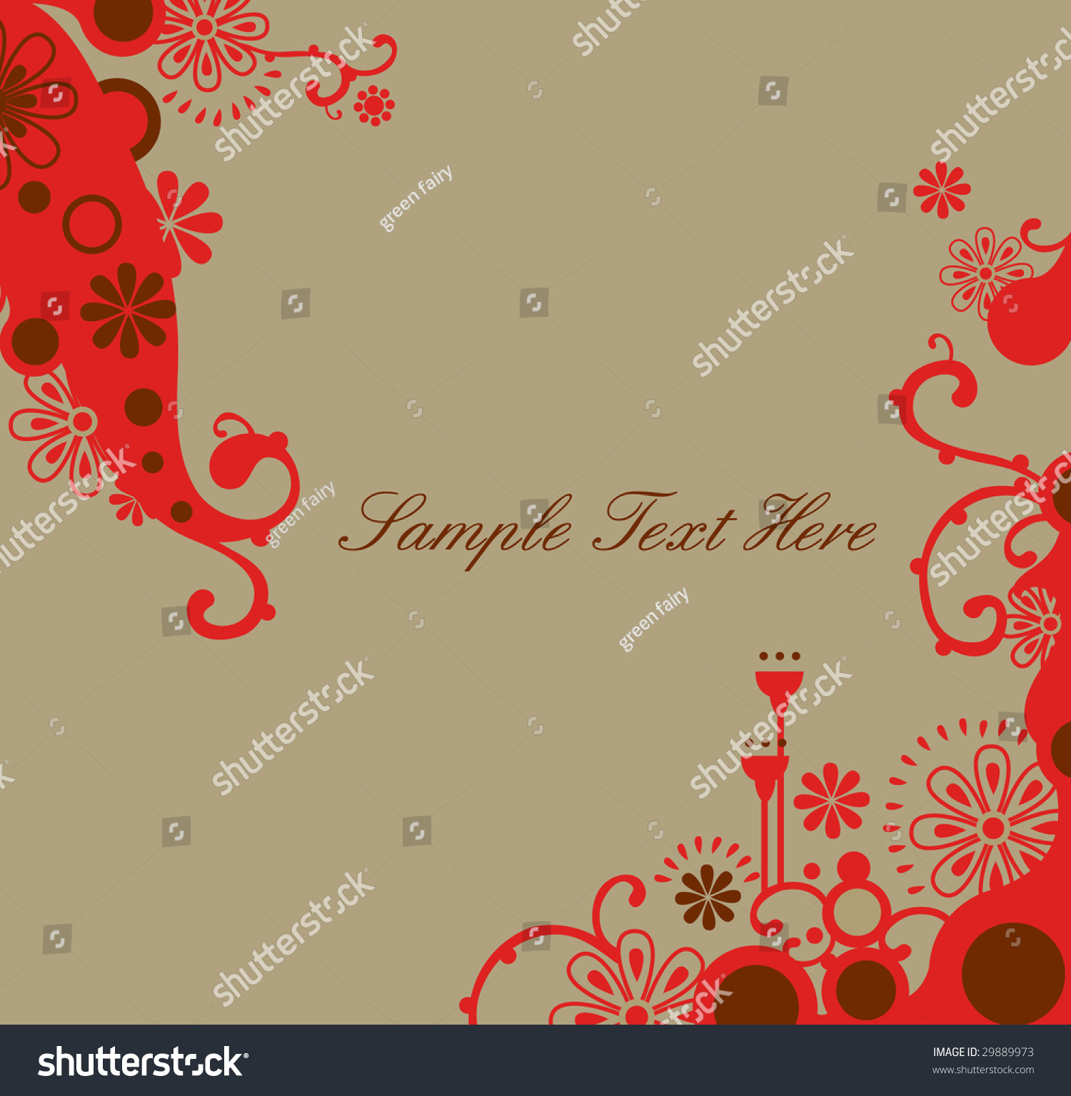 Lacey Border Design: vector de stock (libre de regalías) 29889973 ...