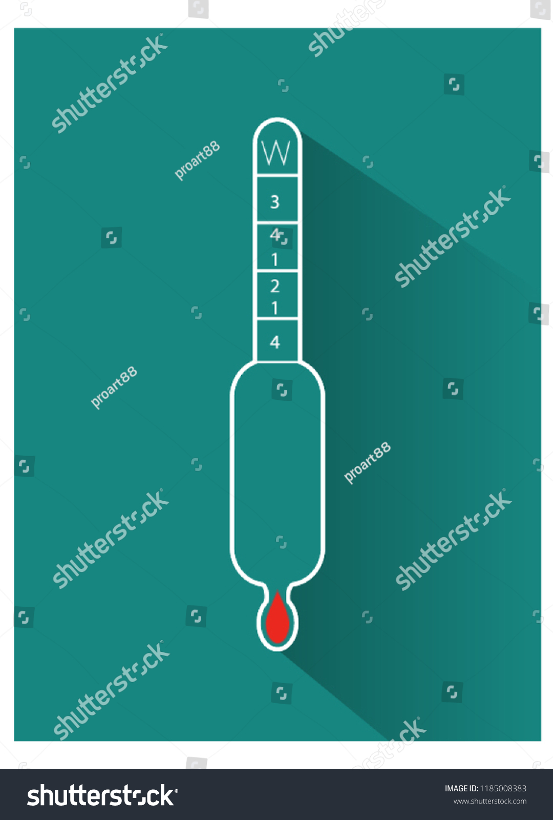 Lactometer Laboratory Equipment Stock Vector (Royalty Free) 1185008383 ...