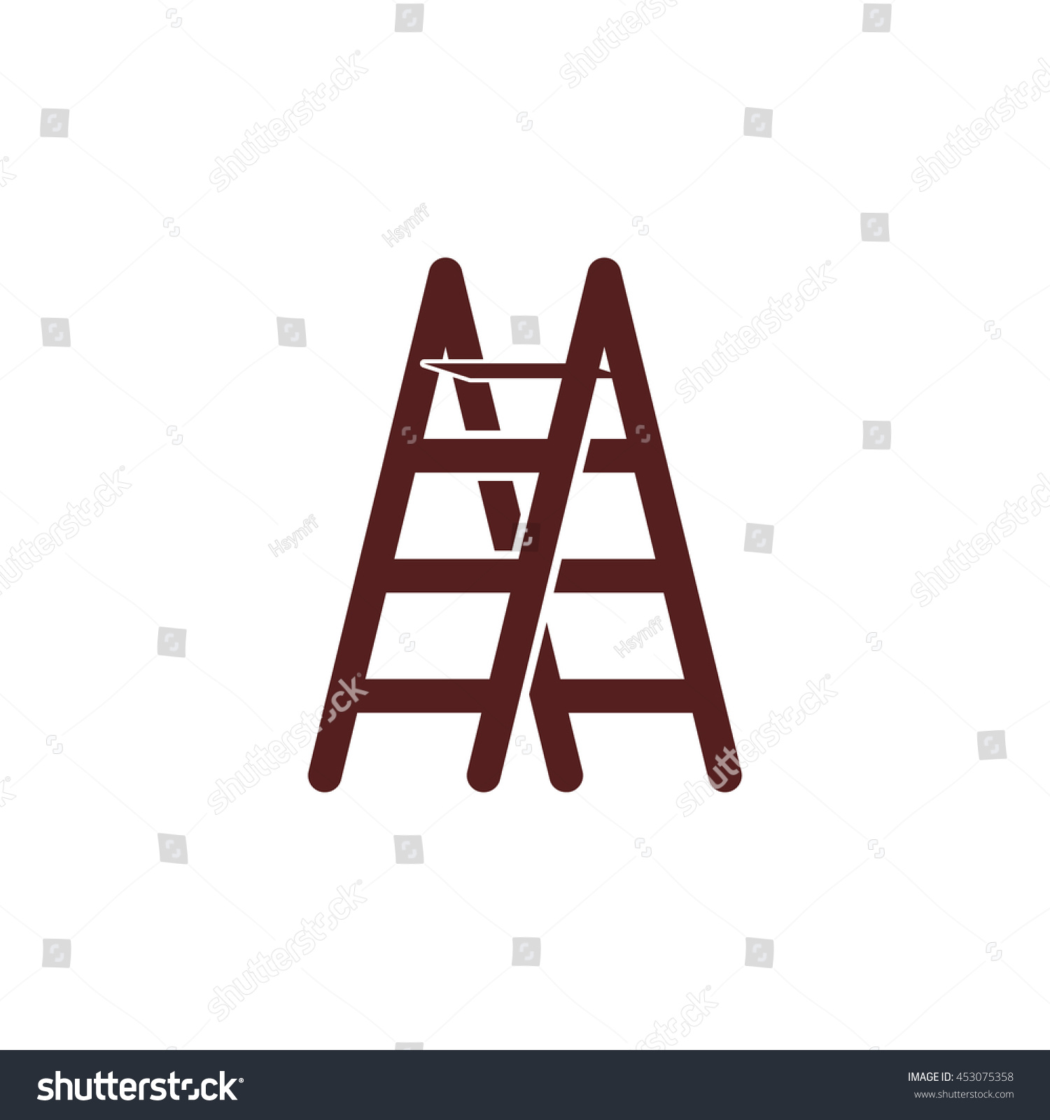Ladder Icon Stock Vector (Royalty Free) 453075358