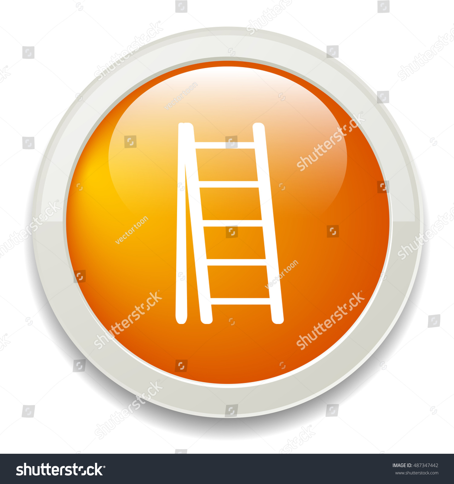 Ladder Sign Stock Vector (Royalty Free) 487347442 | Shutterstock