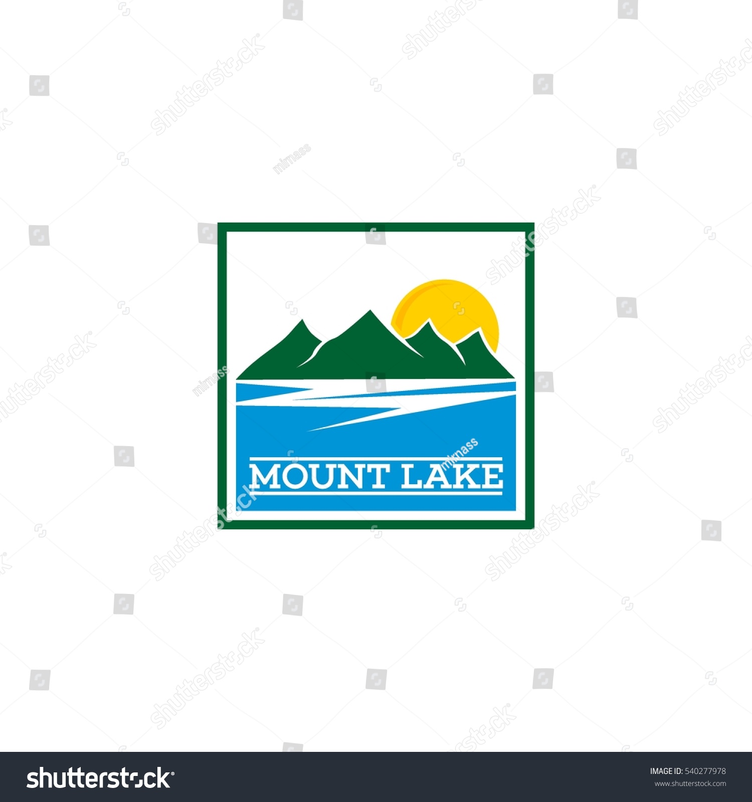 Lake Logo Stock Vector (Royalty Free) 540277978 | Shutterstock