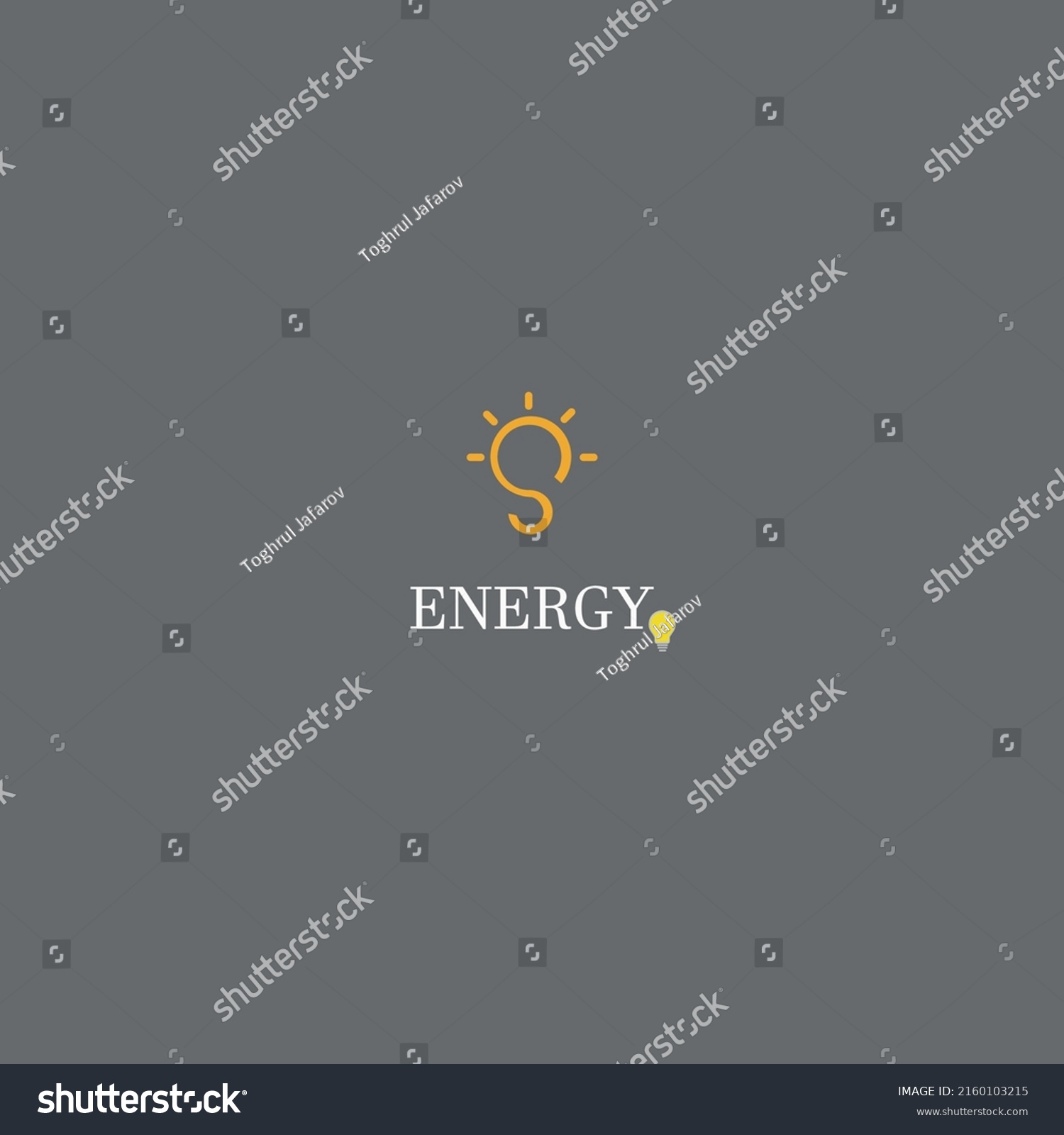 Lamp Idealogo Vector Yellow Lamp Stock Vector (Royalty Free) 2160103215 ...