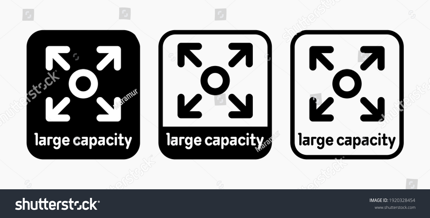 54,723 Capacity icon Images, Stock Photos & Vectors | Shutterstock