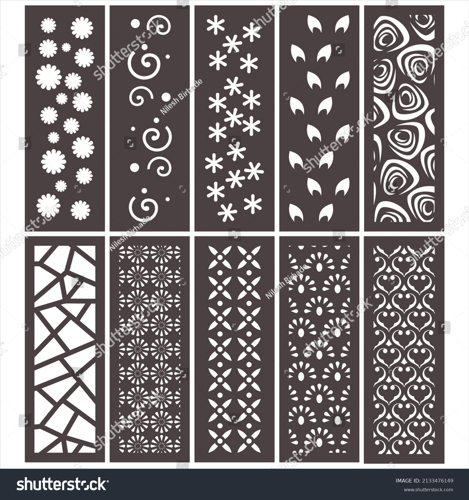 Laser Cnc Router Cutting Design Vector Stock Vector (Royalty Free ...