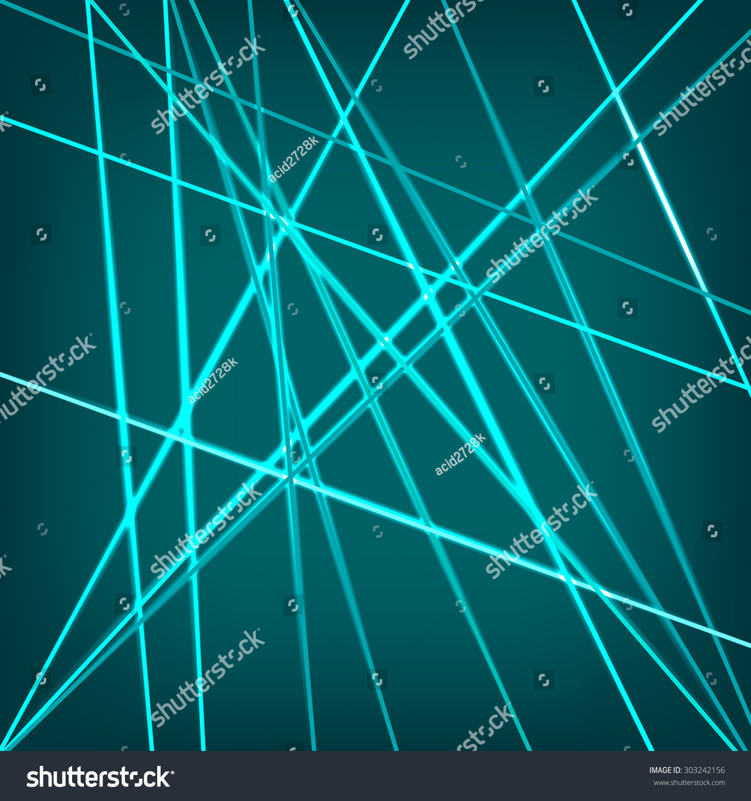 Laser Background Blue Lines Vector Illustration Stock Vector (Royalty ...