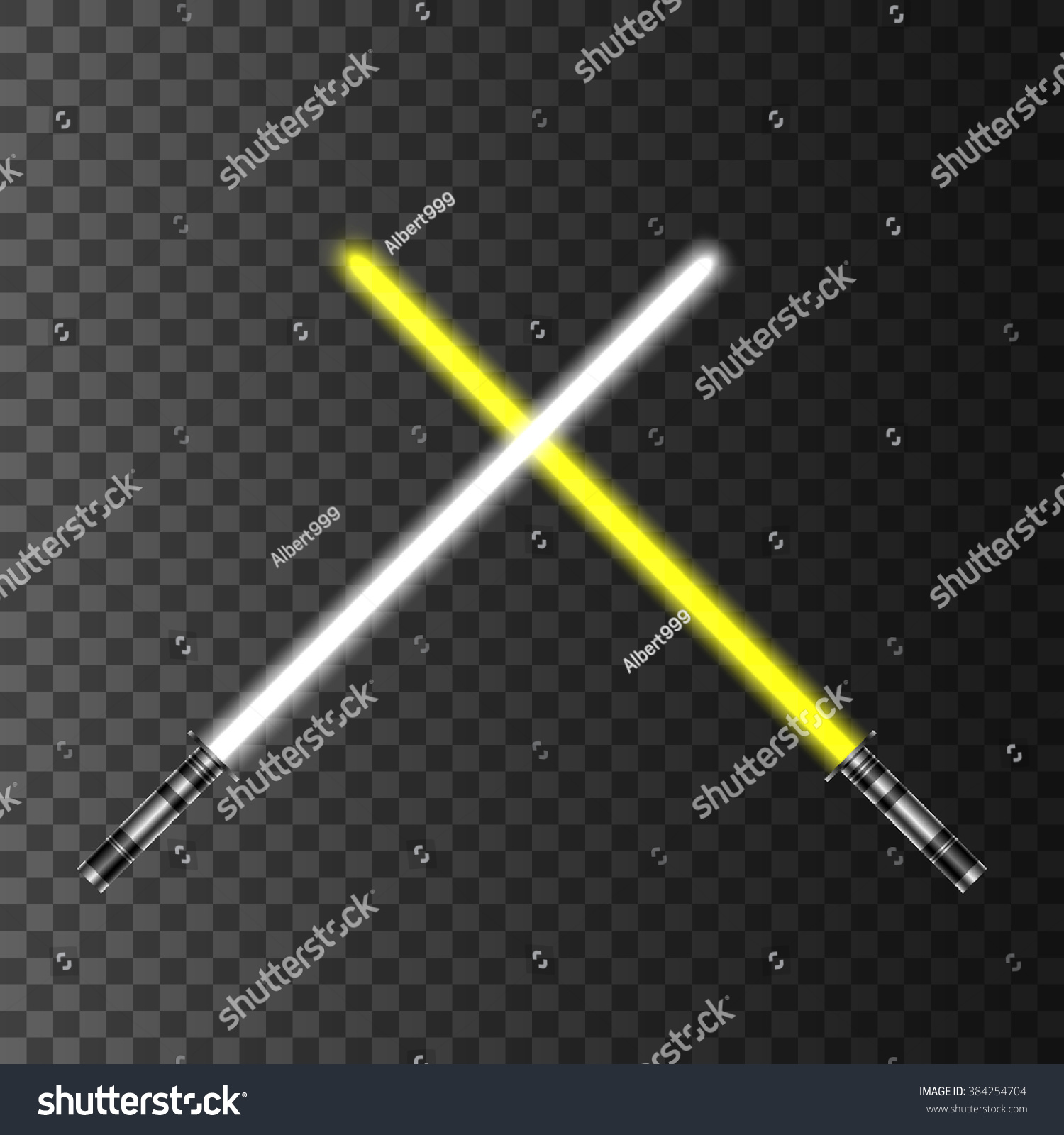 Laser Beams Light Swords Vector Illustration Stock Vector (Royalty Free ...