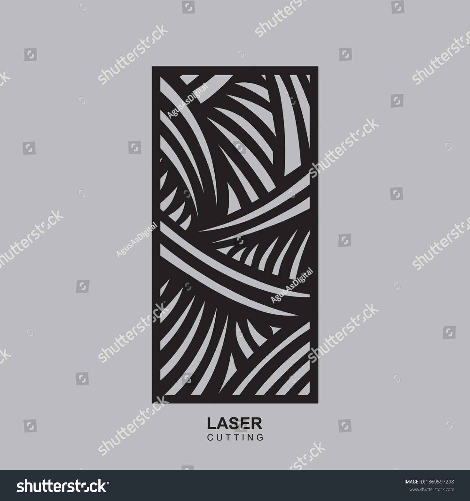 Laser Cut Template Cnc Panels Stock Vector (Royalty Free) 1869597298 ...