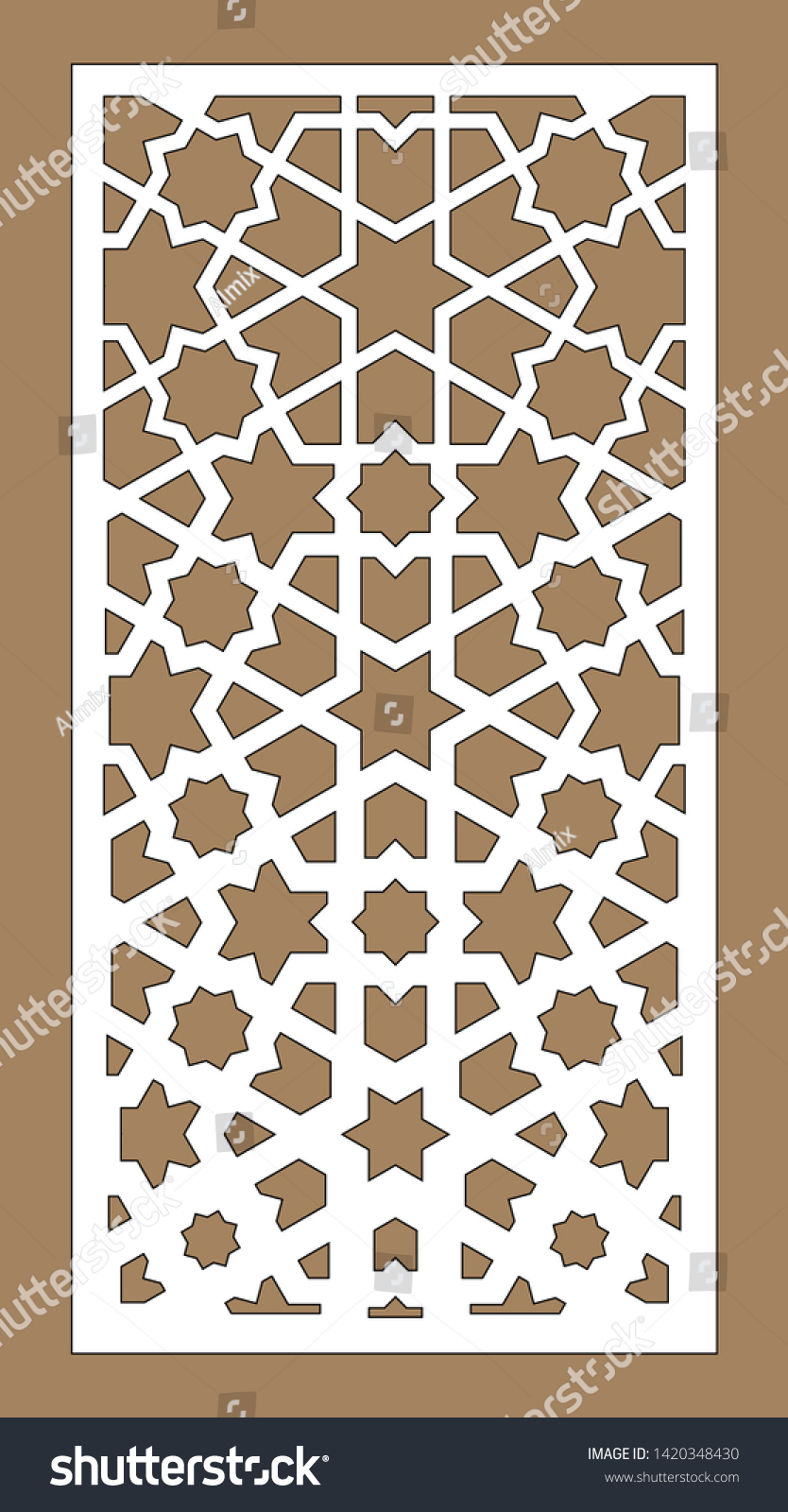 Laser Pattern Decorative Gradient Vector Panel Stock Vector (Royalty ...