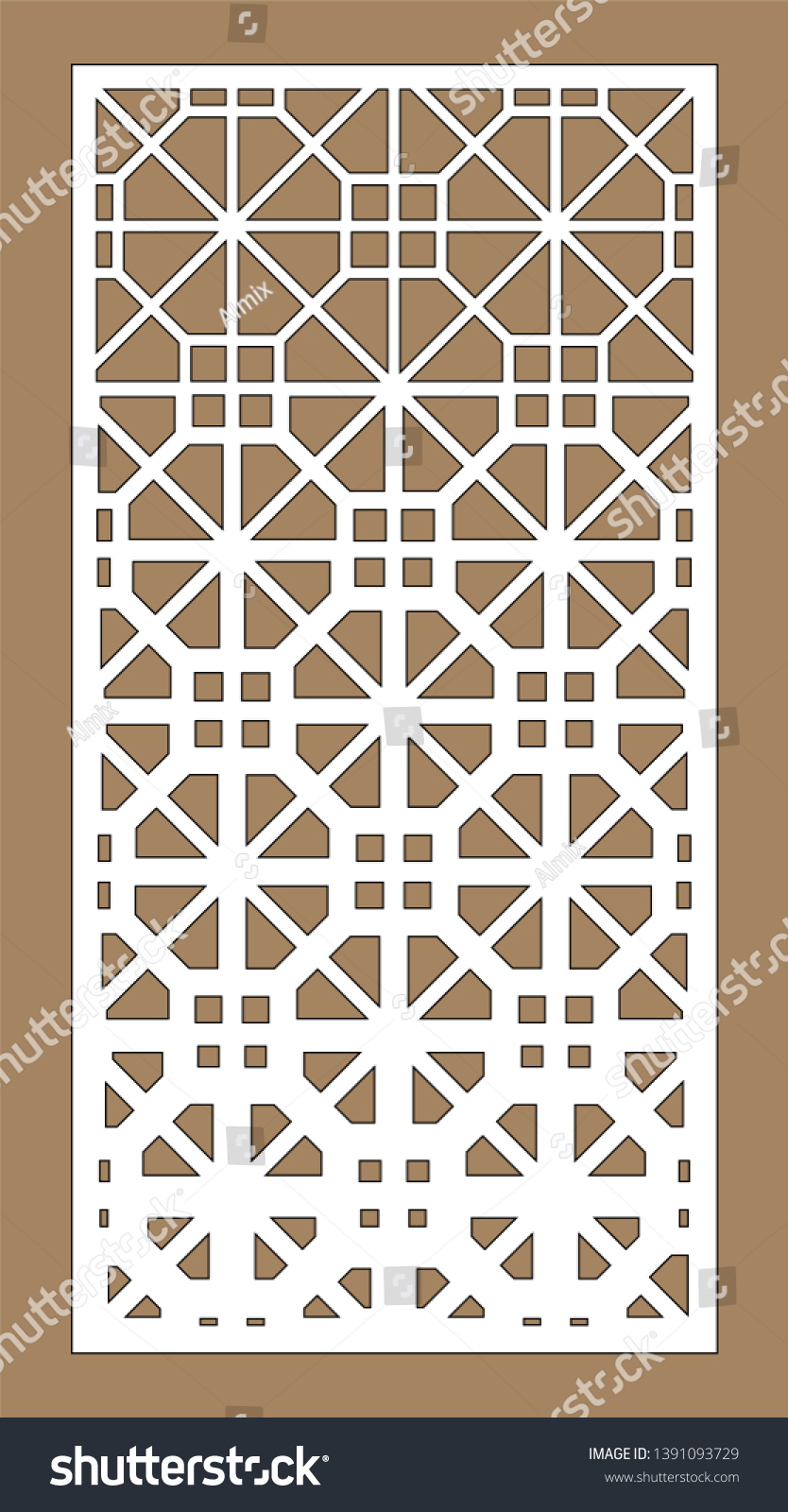 Laser Pattern Decorative Vector Panel Laser Stock Vector (Royalty Free ...