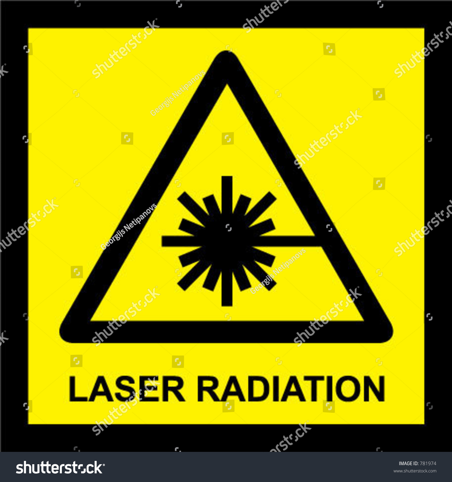 Laser Radiation Stock Vektor 781974 - Shutterstock