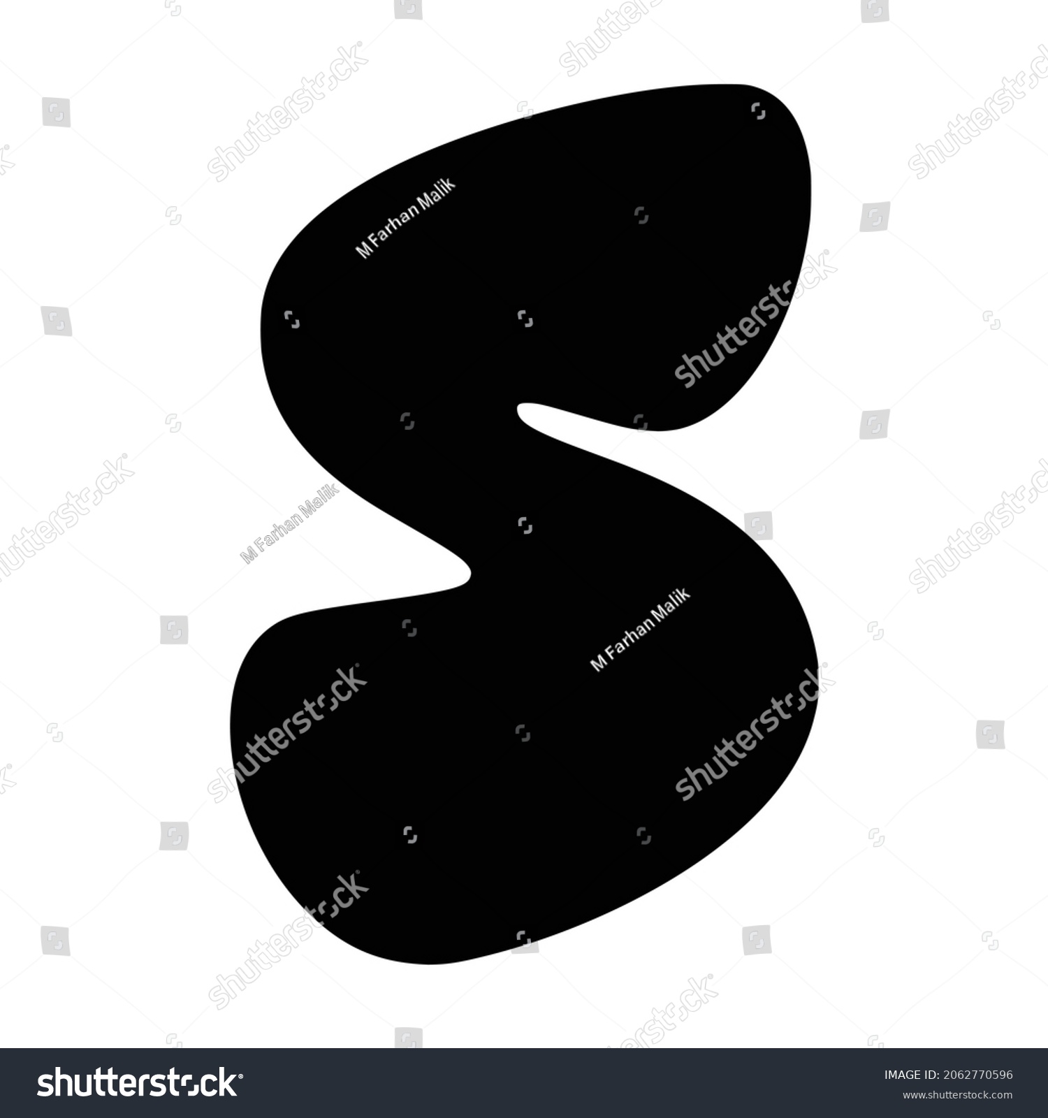 Latter S Vector Symbol File Stock Vector (Royalty Free) 2062770596