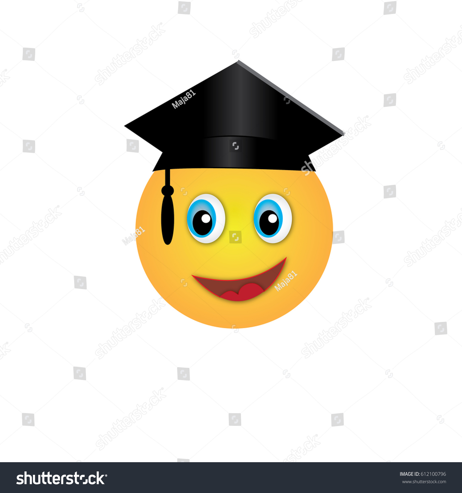 Laughing Emoticon Cap Vector Illustrator: vetor stock (livre de ...