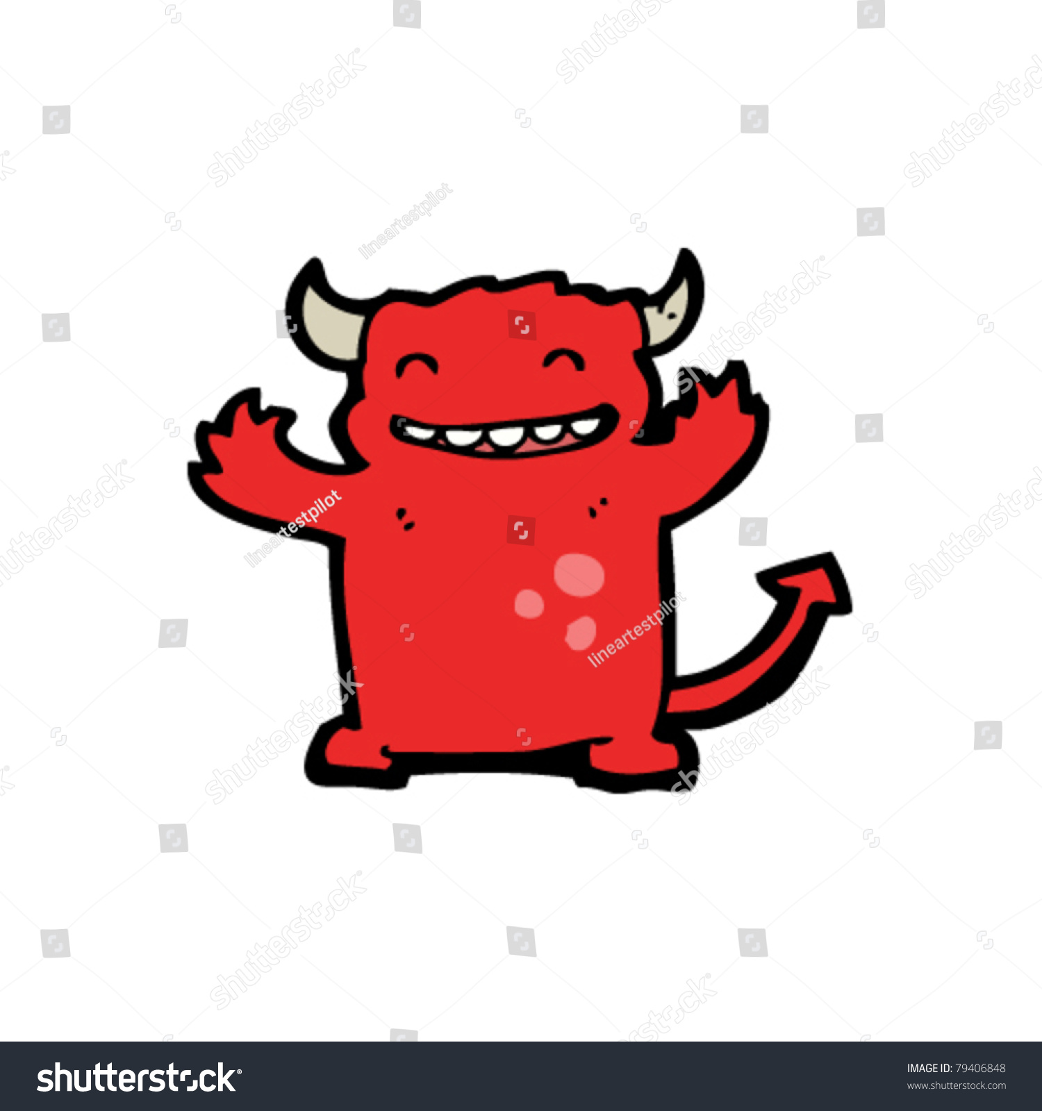 Laughing Imp Cartoon Stock Vector (Royalty Free) 79406848 - Shutterstock