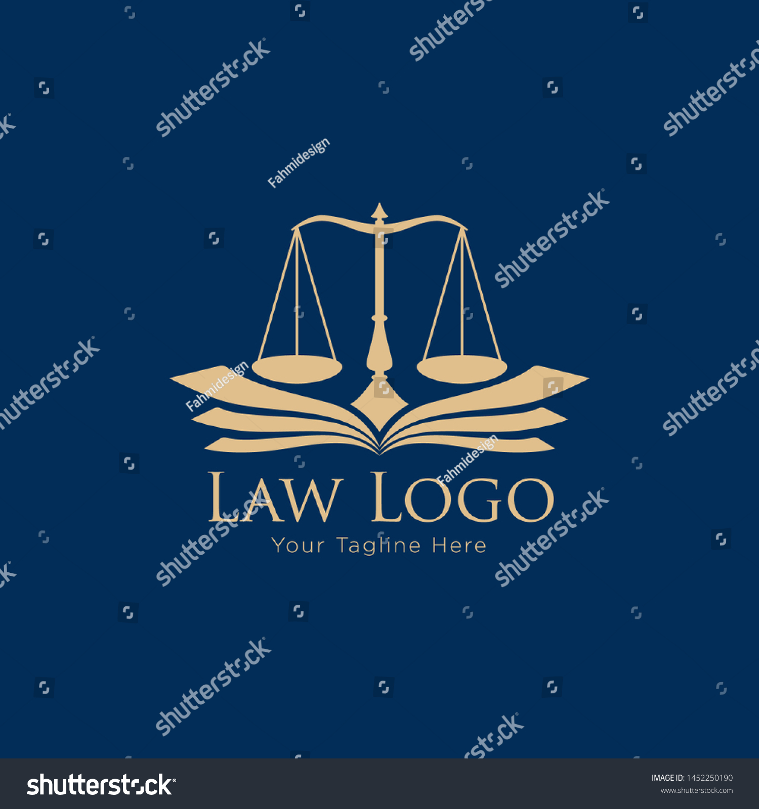 Vektor Stok Law Education Logo Template Design Vector (Tanpa Royalti ...