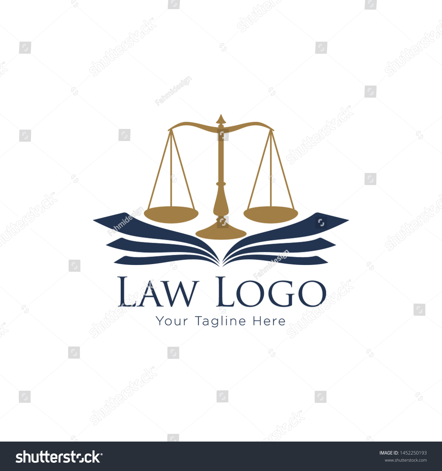 Law Education Logo Template Design Vector Stock Vector (Royalty Free ...