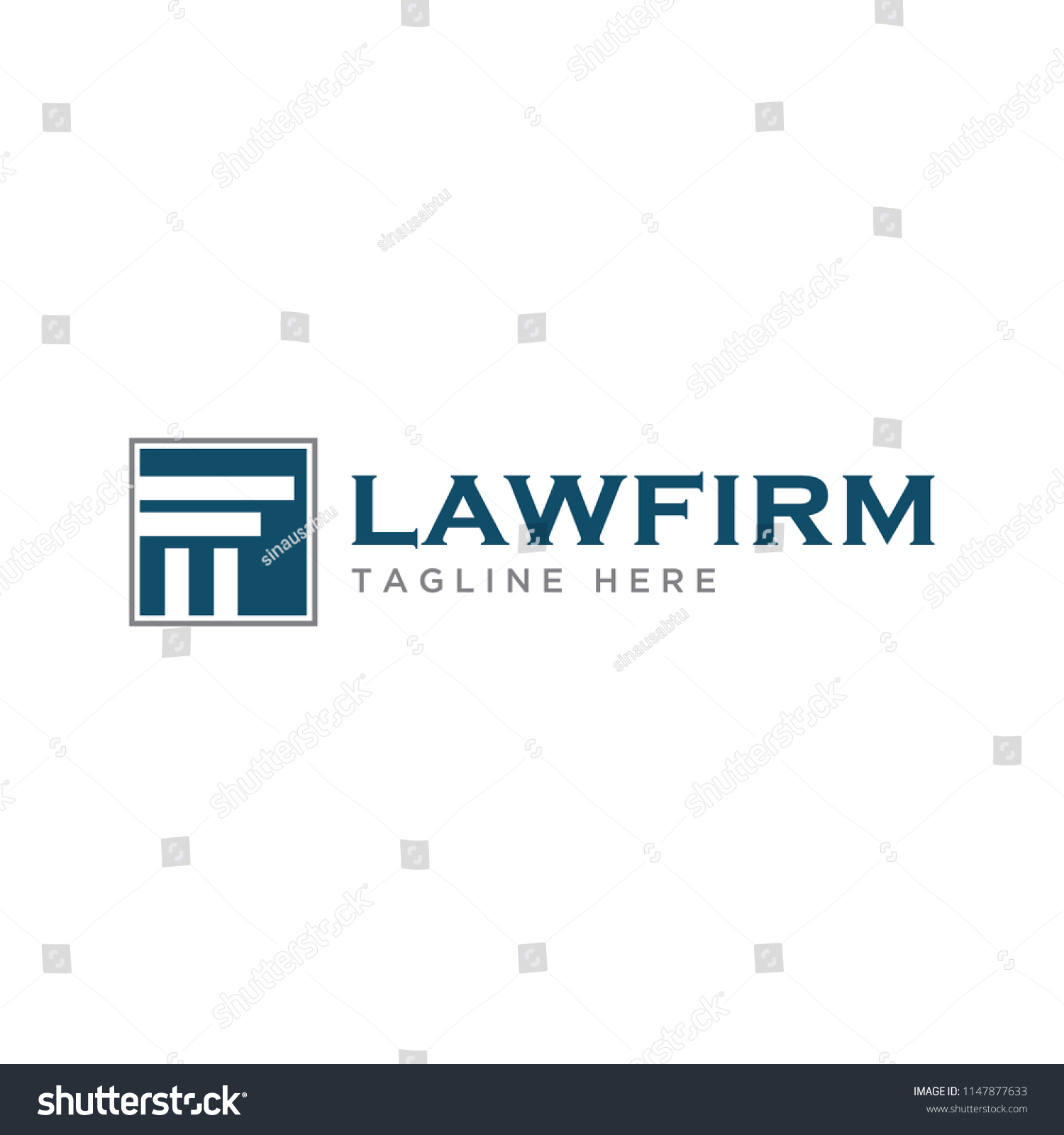 Law Logo Design Template Stock Vector (Royalty Free) 1147877633 ...